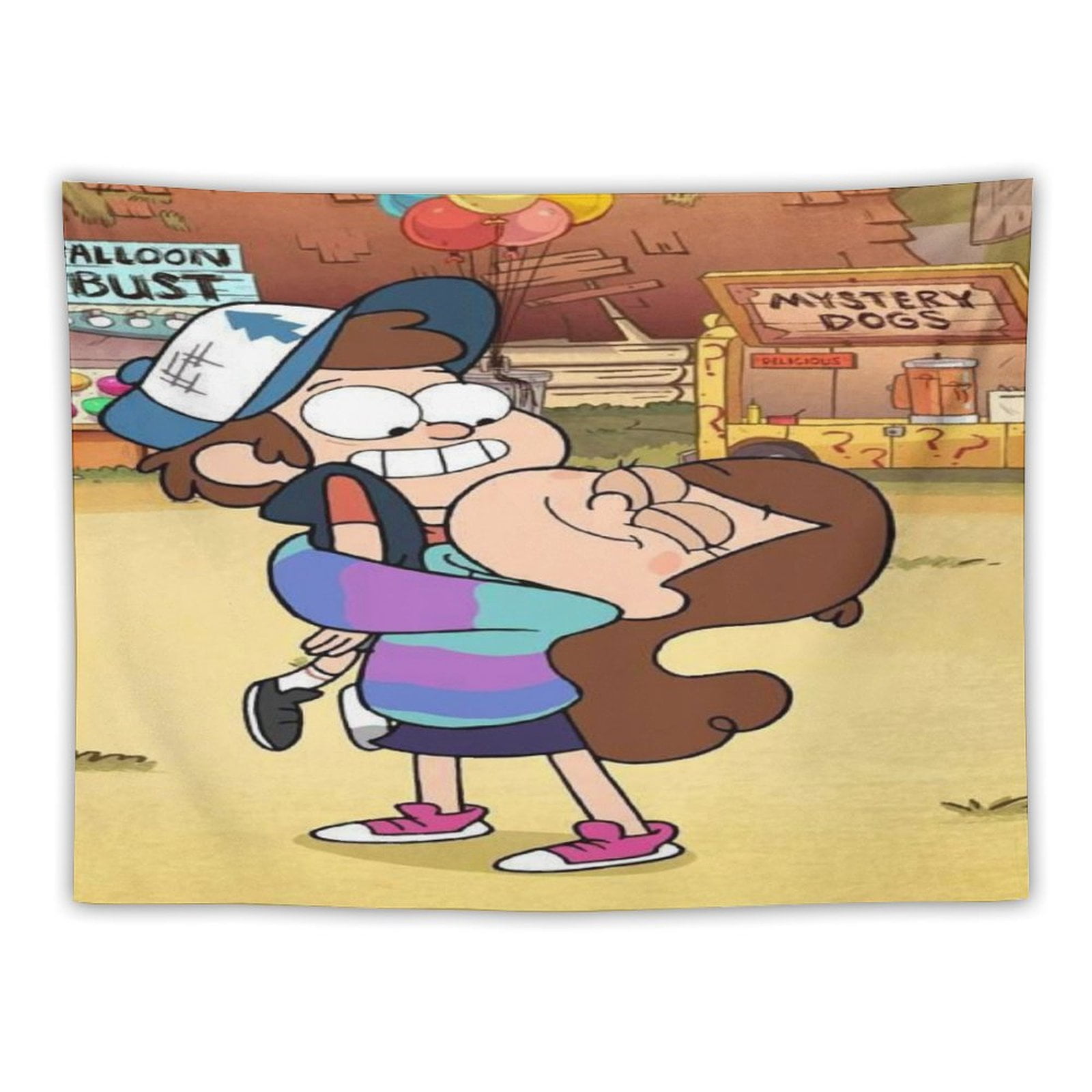 Gravity Falls Mabel Pines Dipper Pines Tapestry Gift Wall Hanging ...