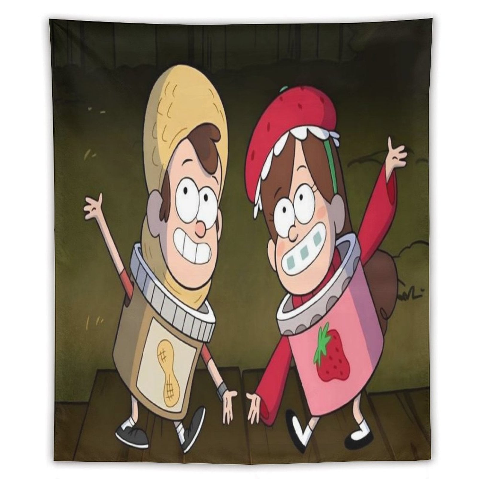 Gravity Falls Mabel Pines Dipper Pines Tapestry Gift Wall Hanging ...