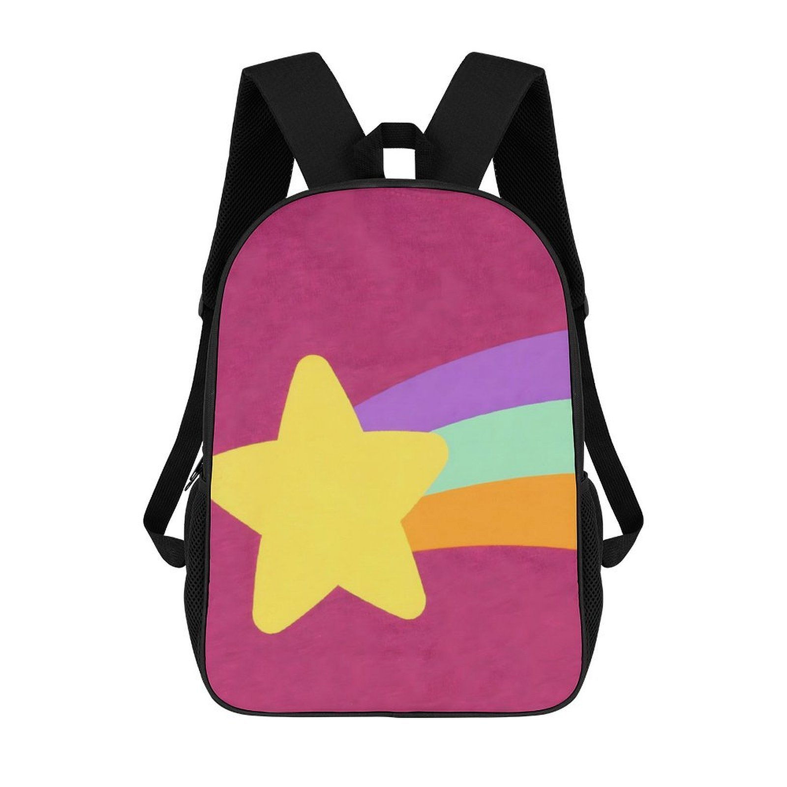 Gravity Falls Mabel Rainbow Star 17" Backpack Travel Bag for Men Women ...