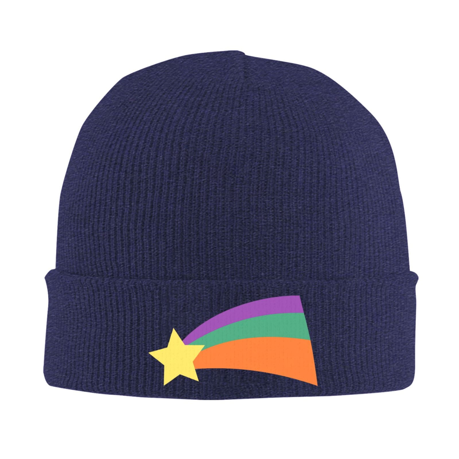 Gravity Falls Mabel Rainbow Star Beanie Hat Winter Warm Knit Cuffed Cap ...