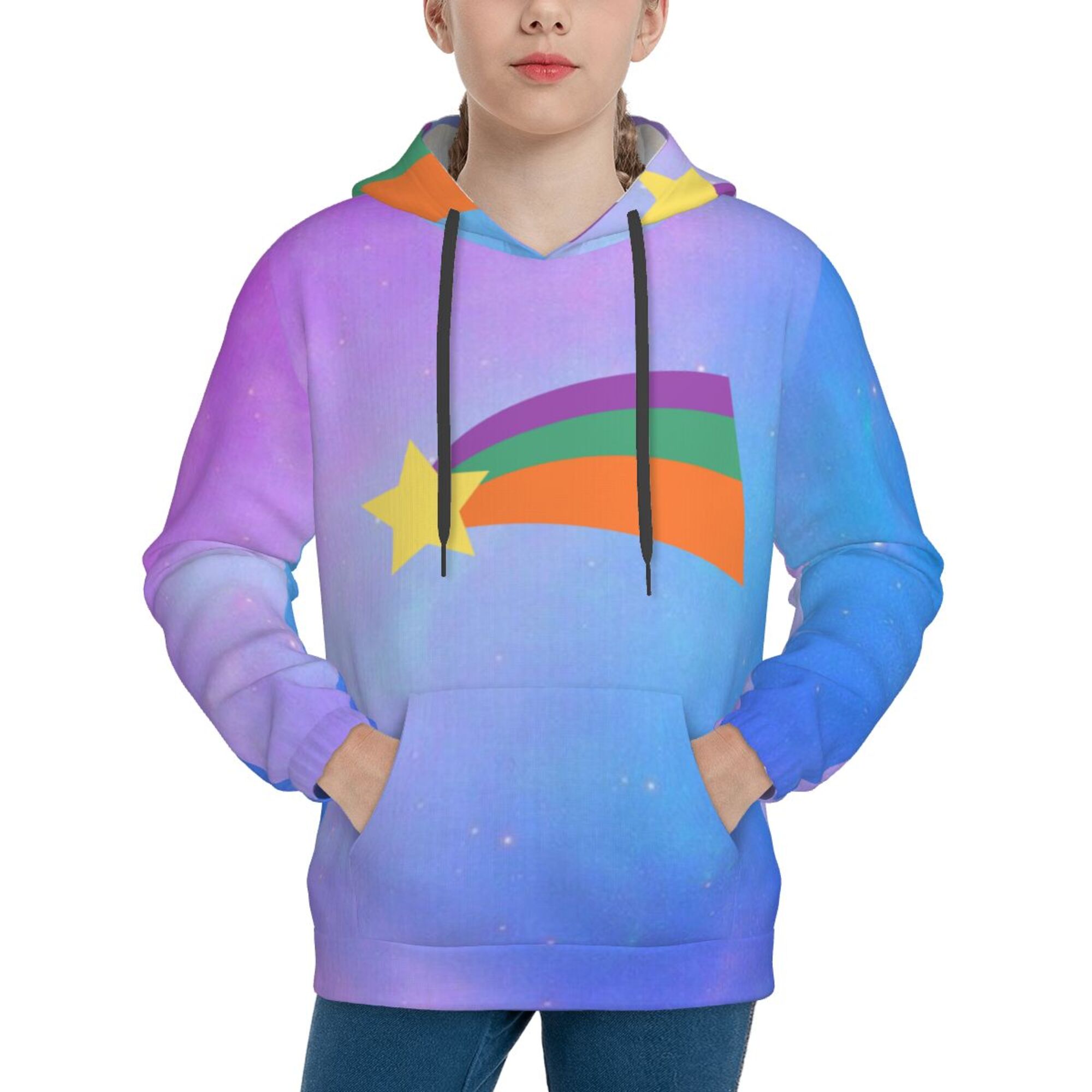 Gravity Falls Mabel Rainbow Star Kids' Hoodie 3d Print Sweatshirt Soft ...