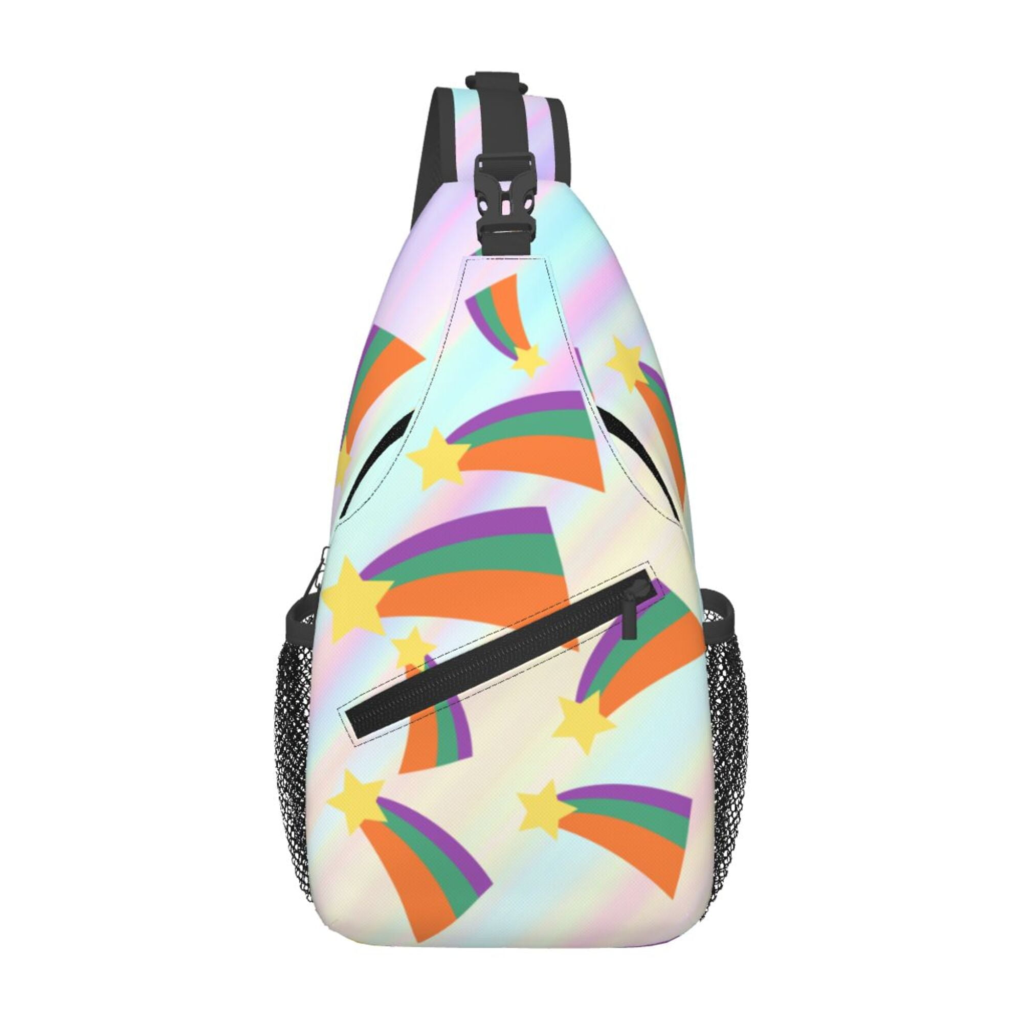 Gravity Falls Mabel Rainbow Star Sling Bag Crossbody Sling Backpack ...
