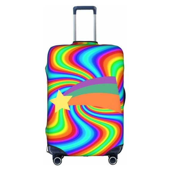 Gravity Falls Mabel Rainbow Star Travel Luggage Cover, Colorful ...