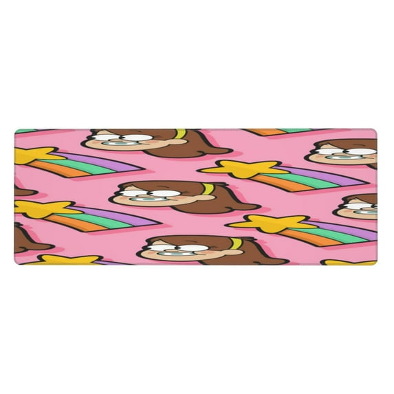Gravity Fall Mouse Pad with Stitched Edge Desk Mat Keyboard Pad for Laptop Computer - Walmart.com