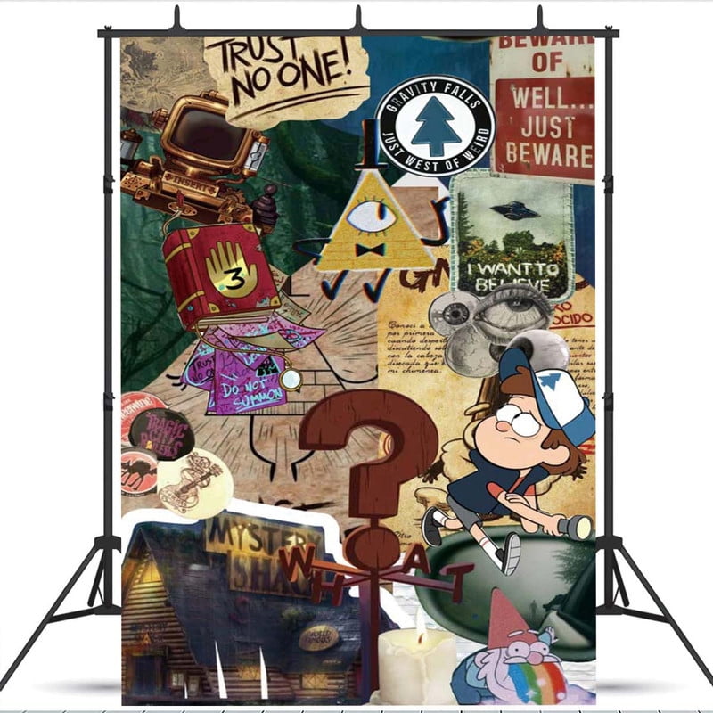 Gravity Falls Party Supplies Background Backdrop Taspestry Banner ...