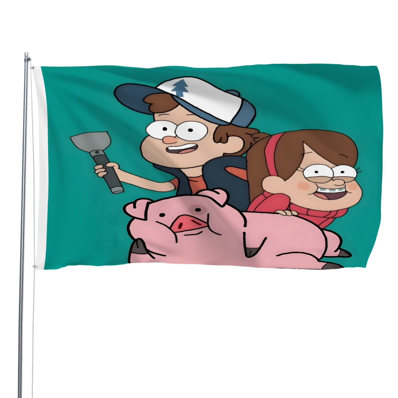 Gravity Falls Pattern Flag Decoration - Walmart.com