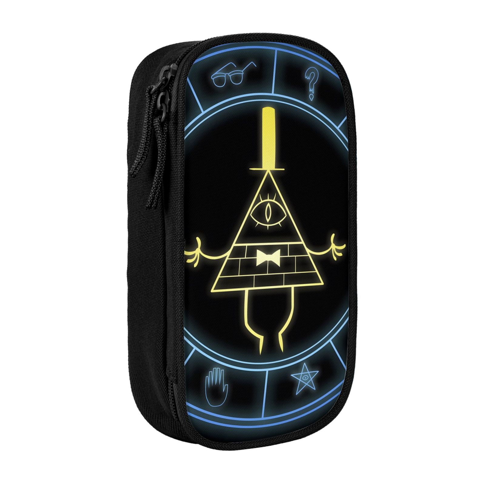 Gravity Falls Pen Case Casual Simple Black Storage Pouch Learning ...