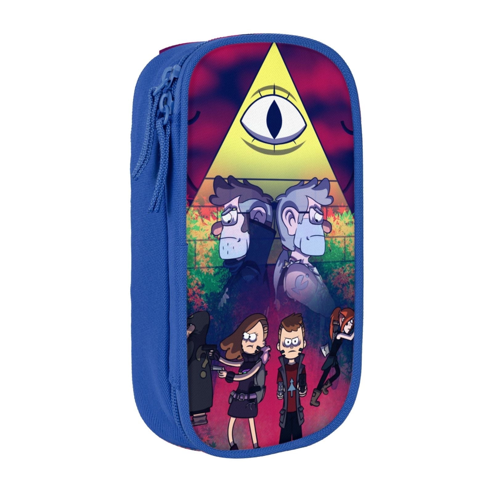 Gravity Falls Pencil Case with Zipper, Big Capacity Pen Pouch Large ...