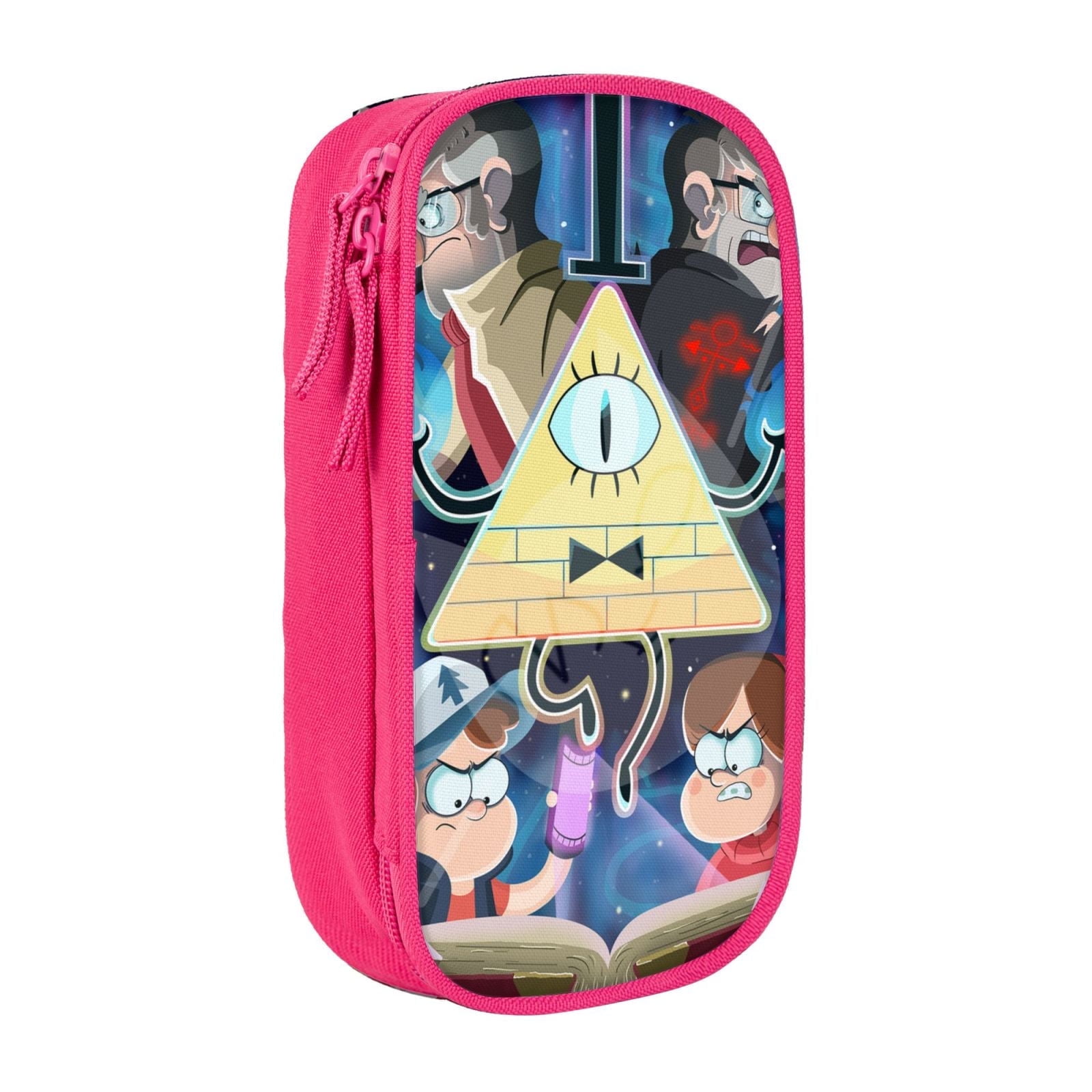 Gravity Falls Pencil Case with Zipper, Big Capacity Pen Pouch Large ...
