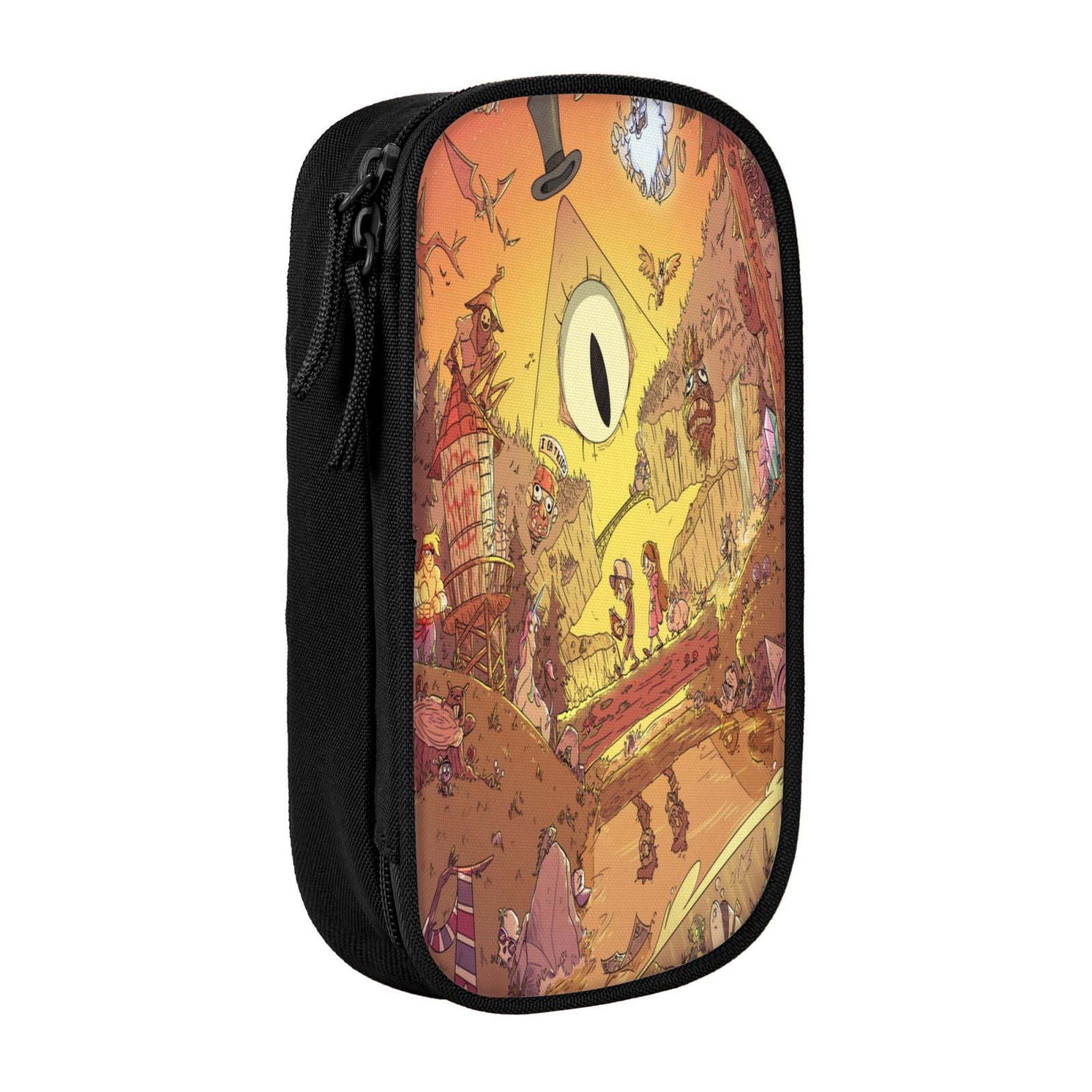 Gravity Fall Pencil Pouch Case Makeup Bag Zipper Cosmetic Bag Double ...