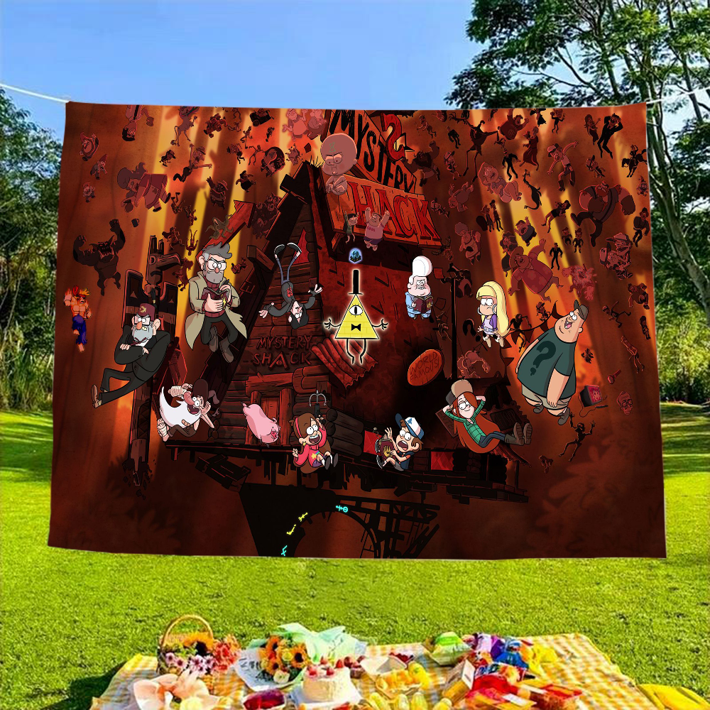 Gravity Falls Photography Backdrop Birthday Party Photo Background ...