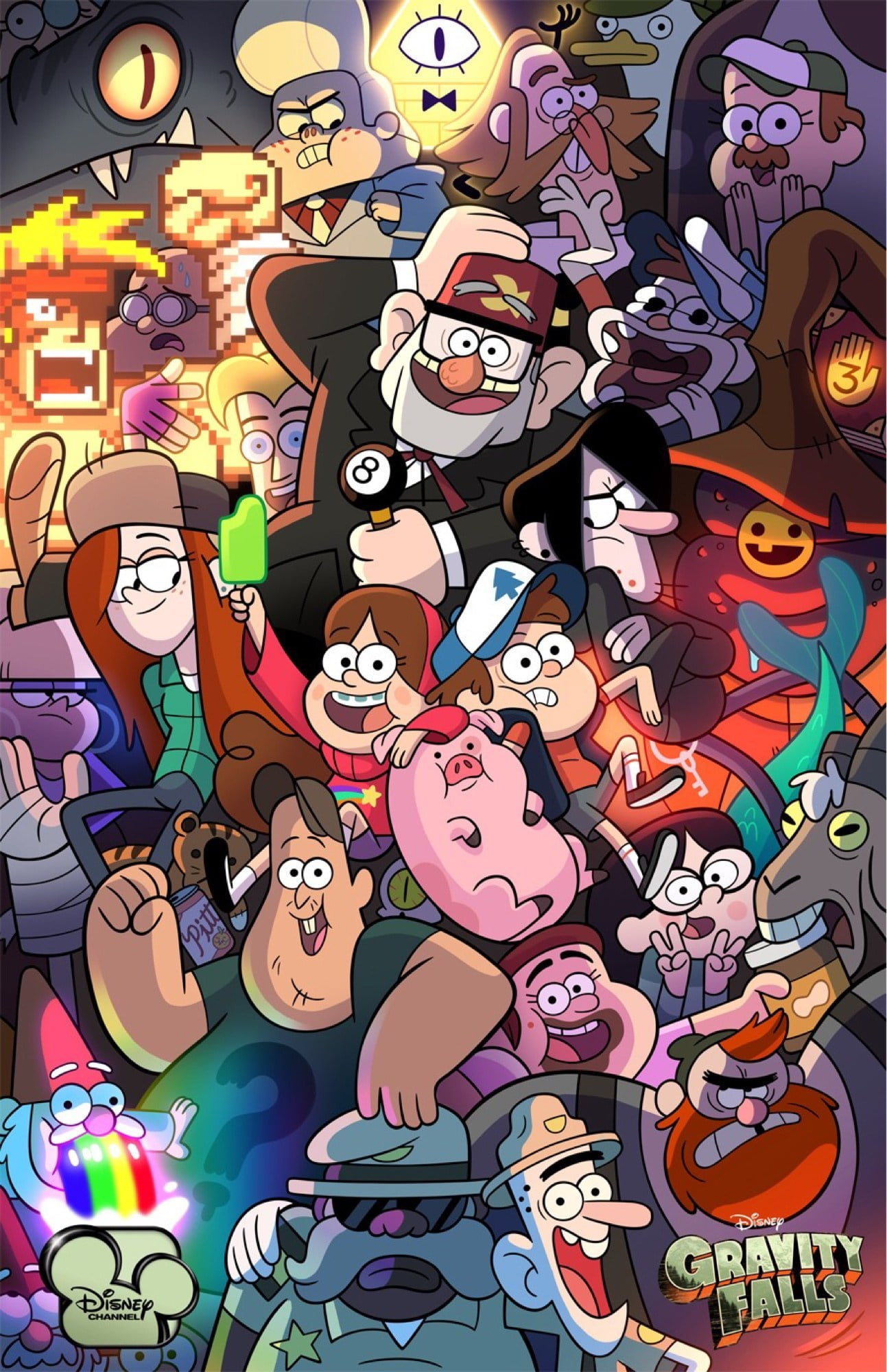 Gravity Falls Movie Wall Decor - 12 x 18 inch High-Quality Poster Print ...