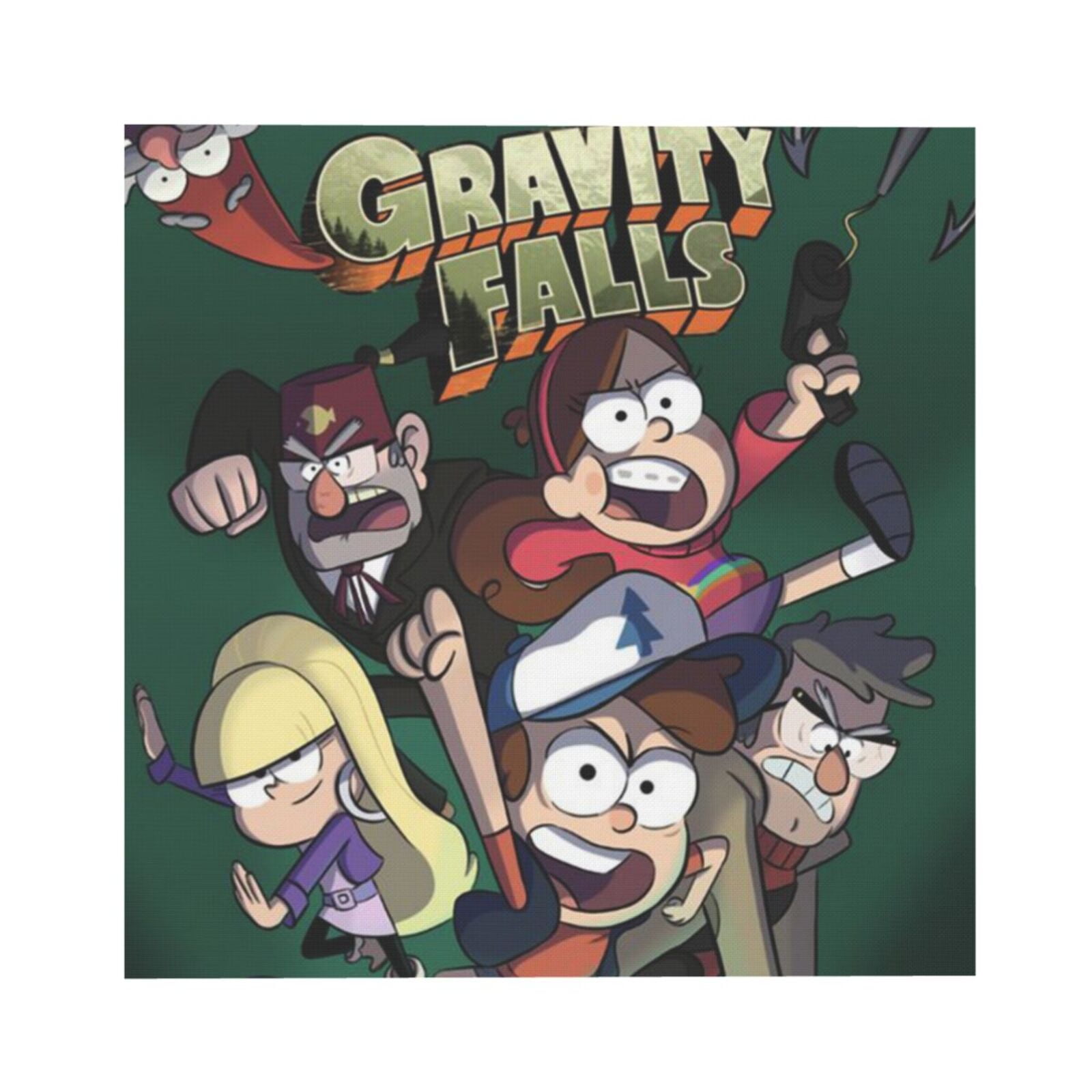 Gravity Falls Poster Canvas Decorative Poster Square Unframe Wall ...