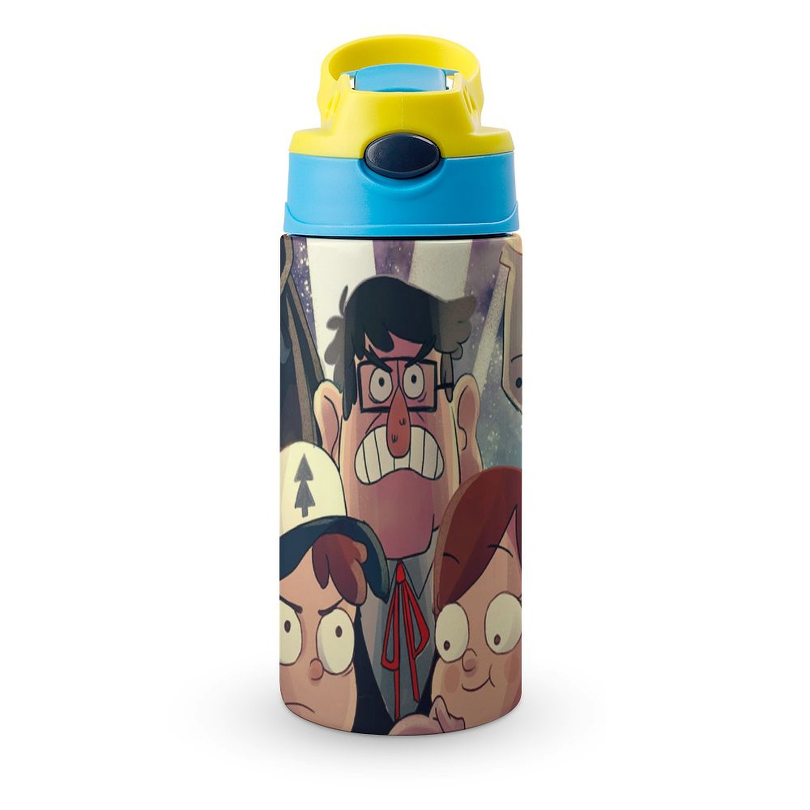 Gravity Falls Poster Kid's Insulated Water Bottle With Straw Vacuum ...