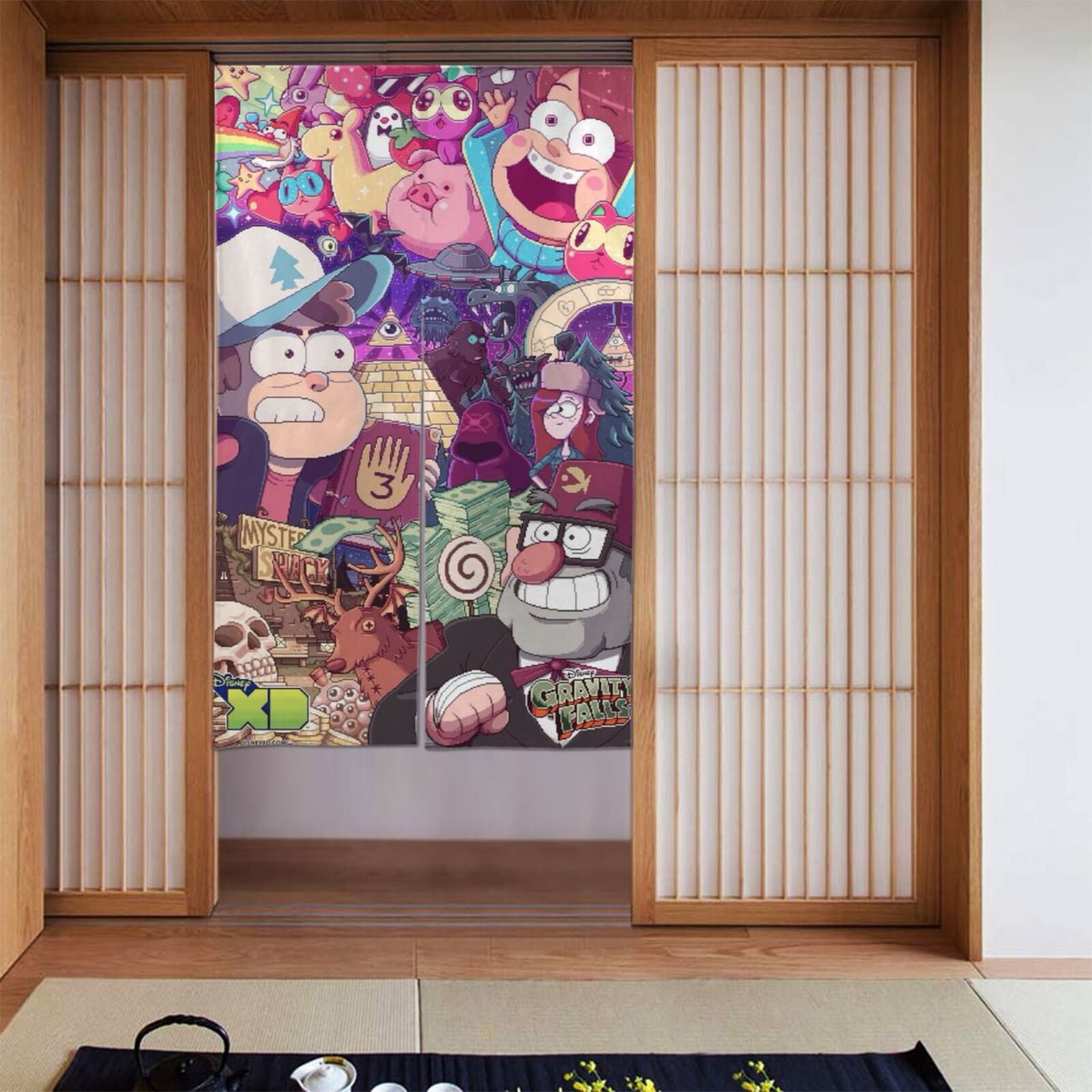 Gravity Falls Printed Blackout Curtain Door Curtain, One Size ,For Home ...
