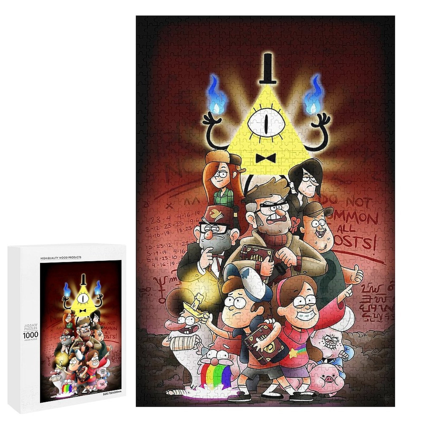 Gravity Falls Puzzle For Adults & Kids - 1000 PCS Jigsaw Puzzle ...