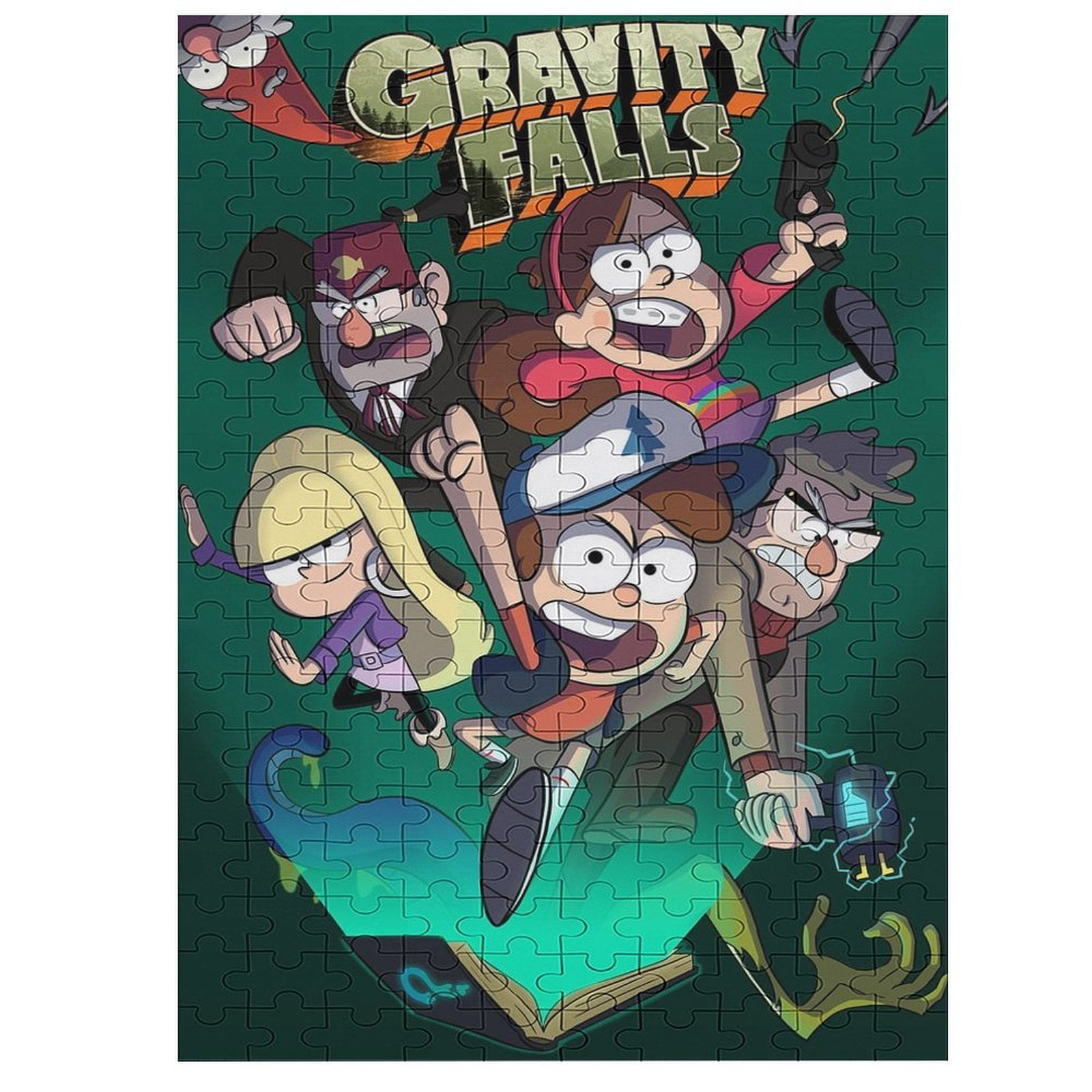 Gravity Falls Puzzle For Adults & Kids - 200 Piece Jigsaw Puzzle ...