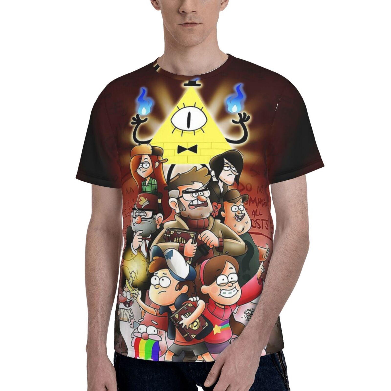 Gravity Falls T-Shirts 3d Printed Short Sleeve Tee Shirt For Men ...