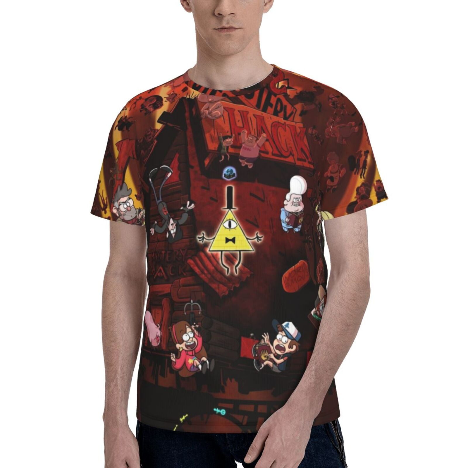 Gravity Falls T-Shirts 3d Printed Short Sleeve Tee Shirt For Men ...