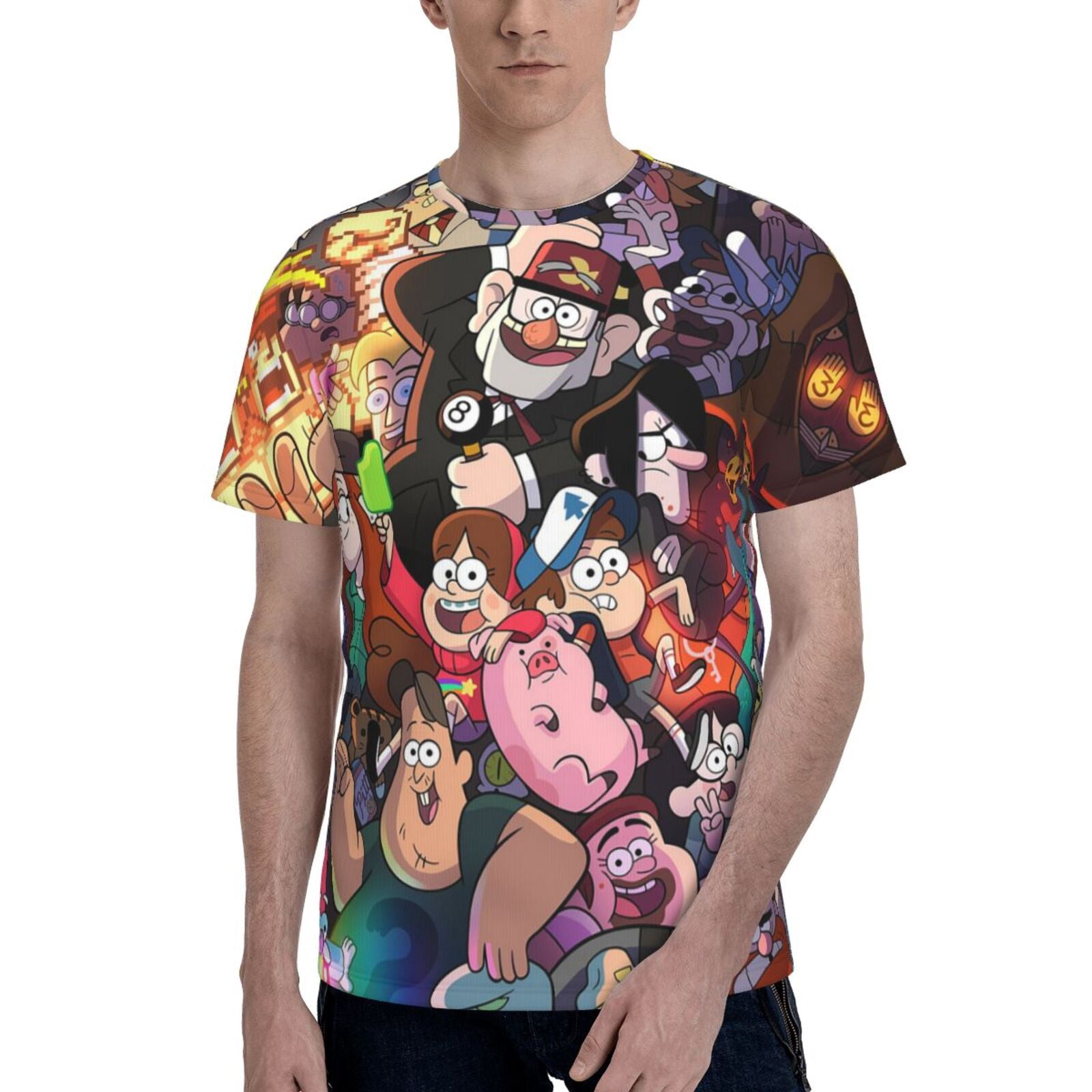 Gravity Falls T-Shirts 3d Printed Short Sleeve Tee Shirt For Men ...