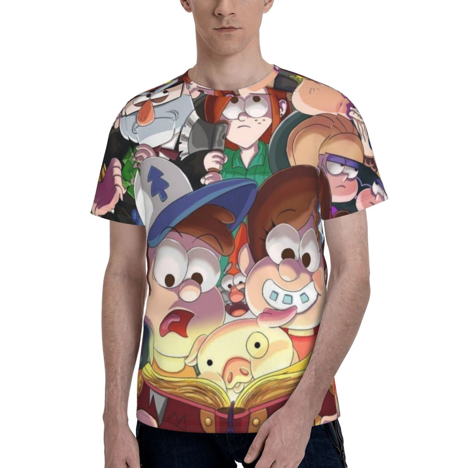 Gravity Falls T-Shirts 3d Printed Short Sleeve Tee Shirt For Men ...