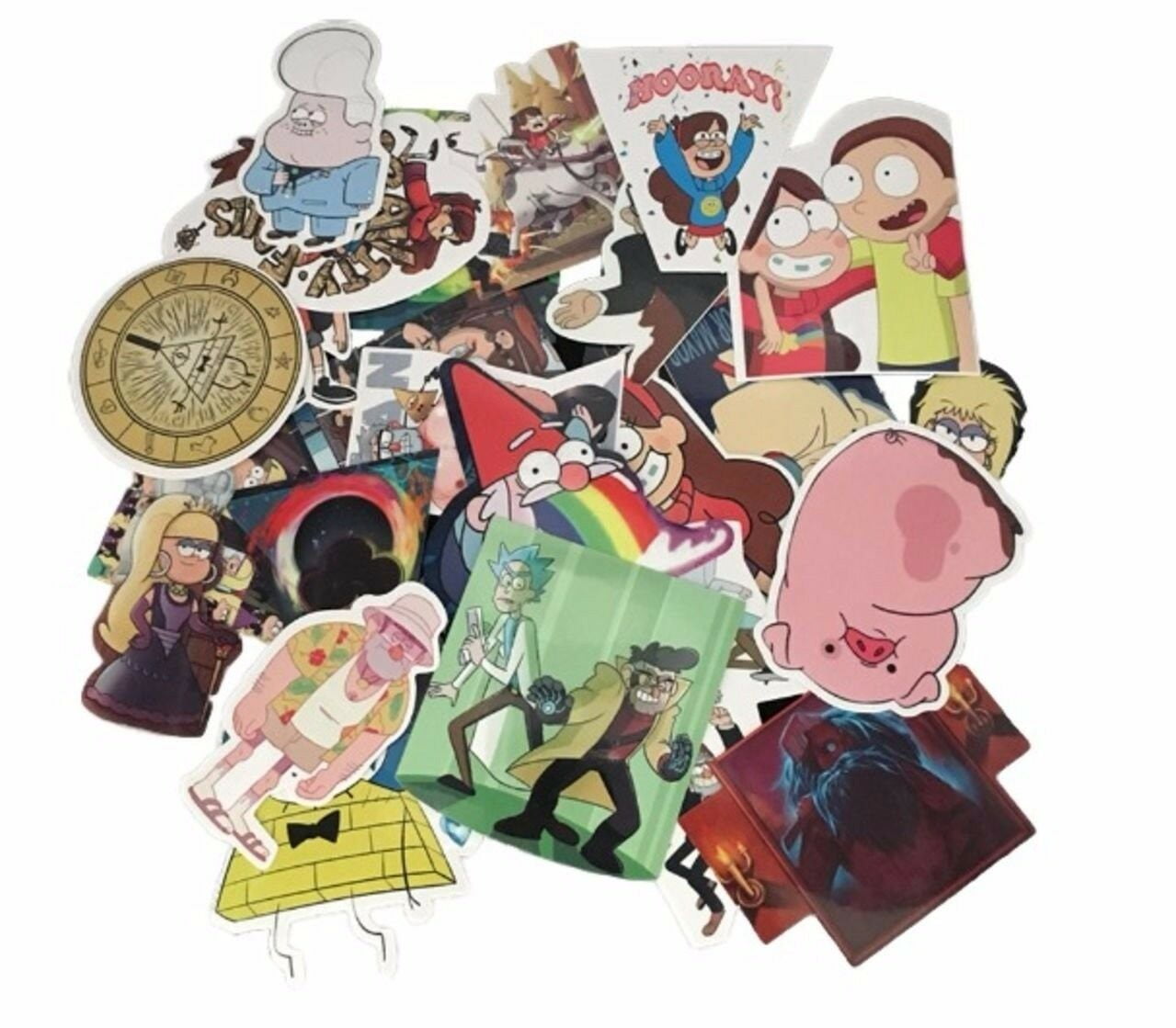 Gravity Falls TV Series Decal Stickers Random Assorted Lot of 25 Pieces ...