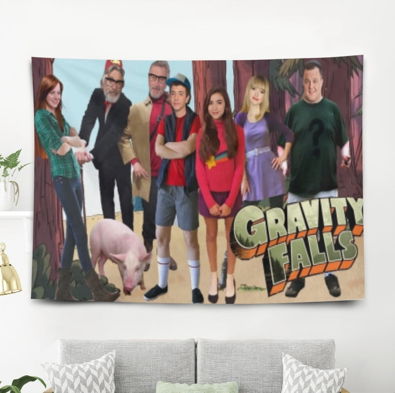 Gravity Falls Tapestry Gift Wall Hanging Backdrop for Room Bedroom ...