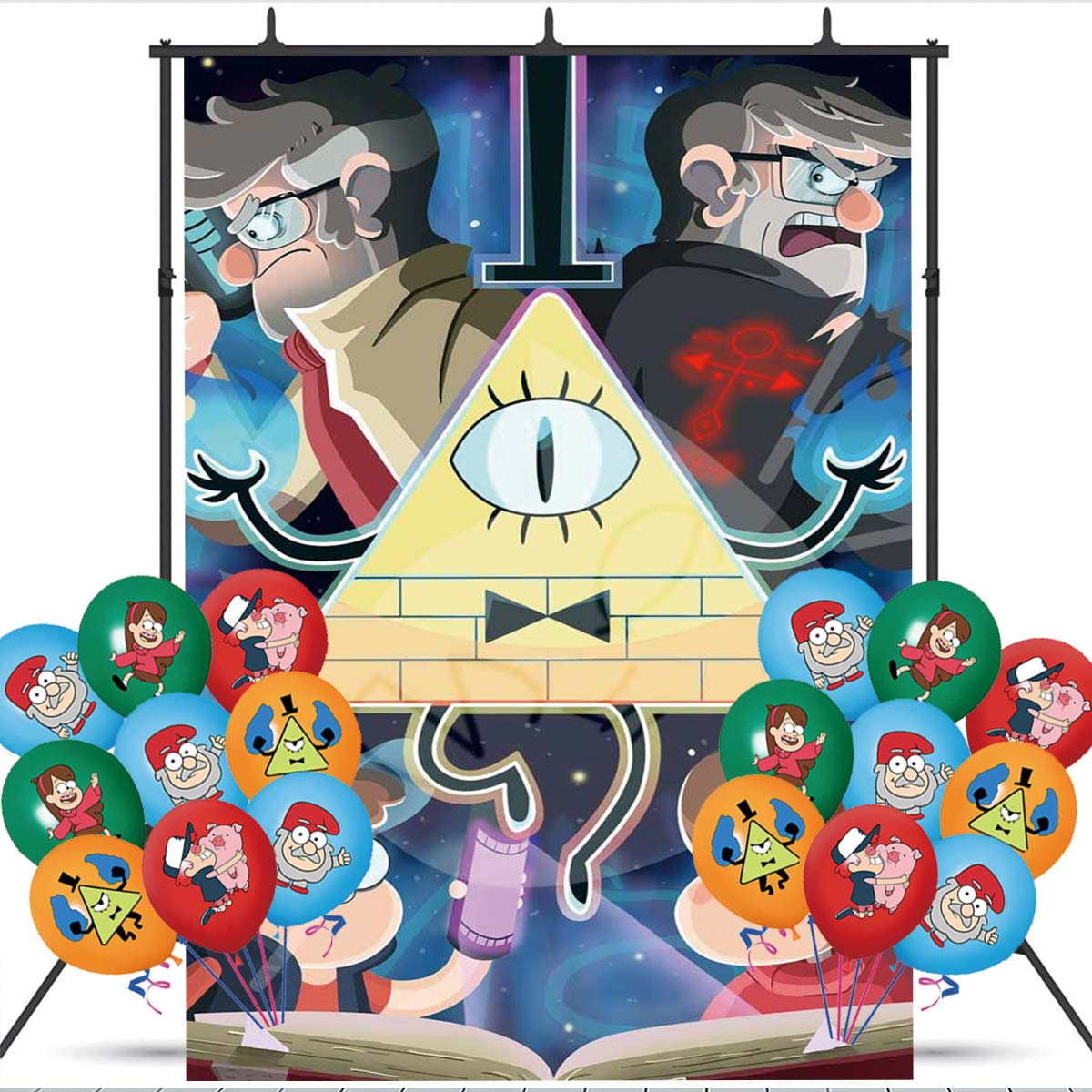 Gravity Falls Taspestry Poster Banner Backdrop Background Birthday ...