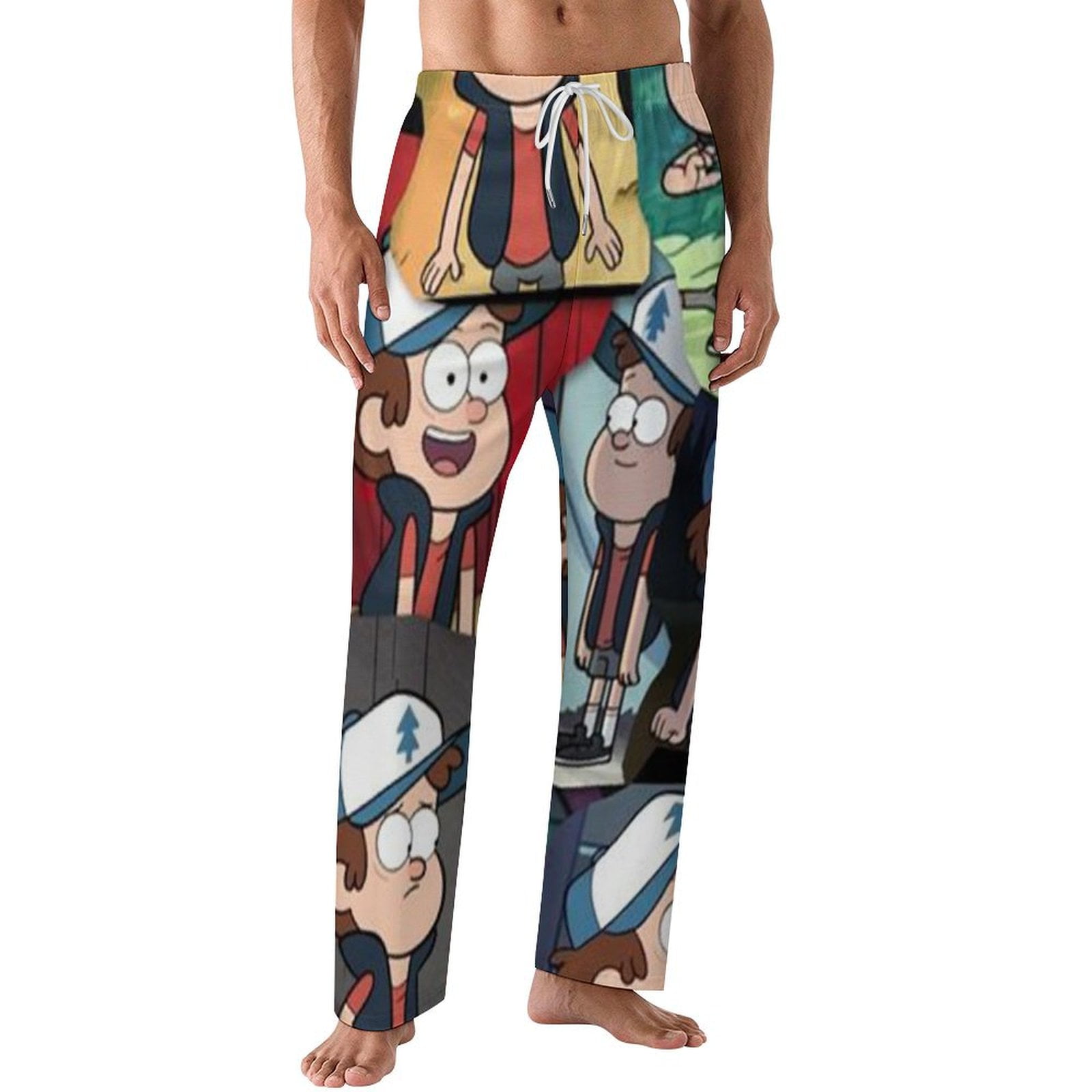 Gravity Falls Twins Dipper Mens Pajama Pants Cozy Soft Lounge Sleep ...