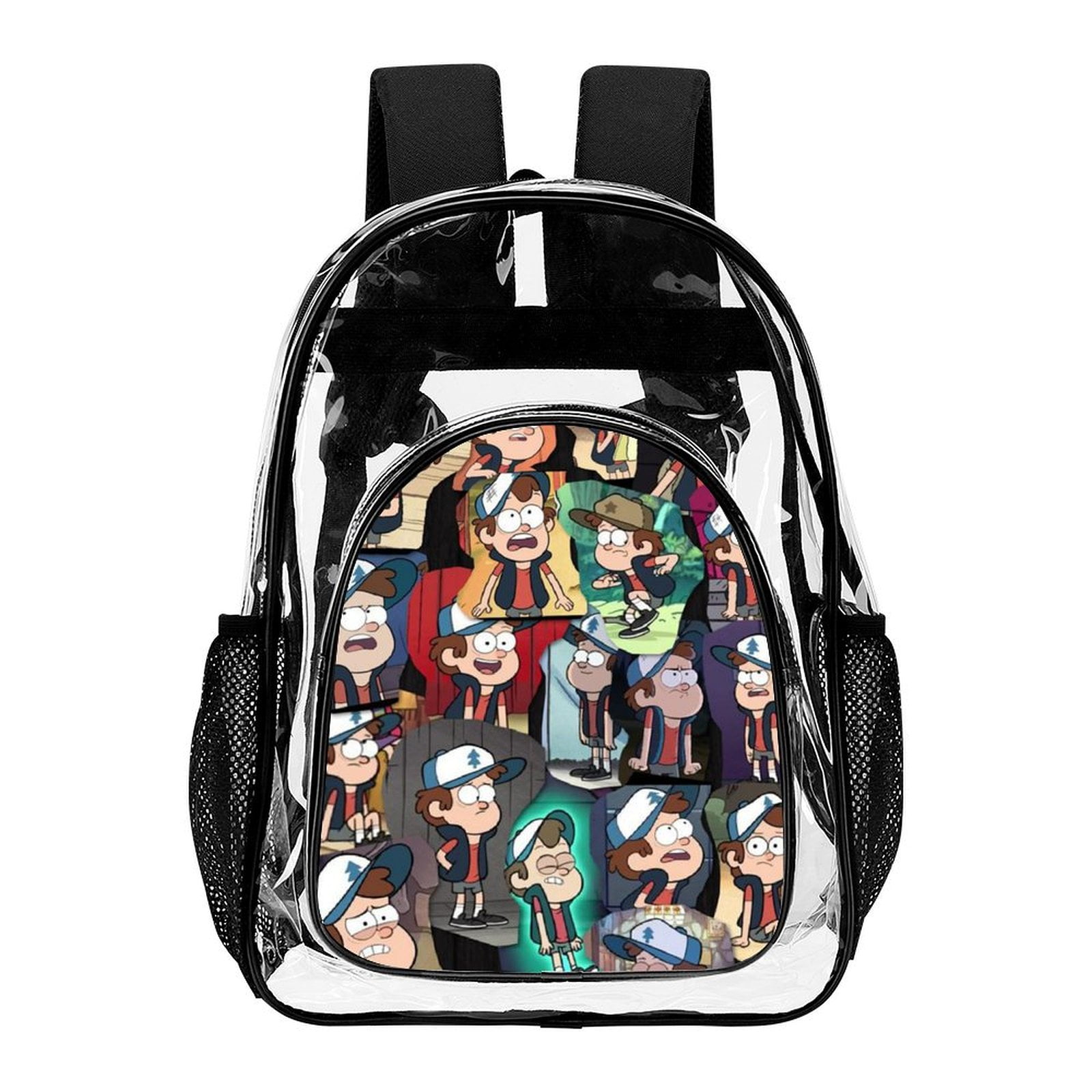 Gravity Falls Twins Dipper Transparent Backpack Satchel Bookbag ...