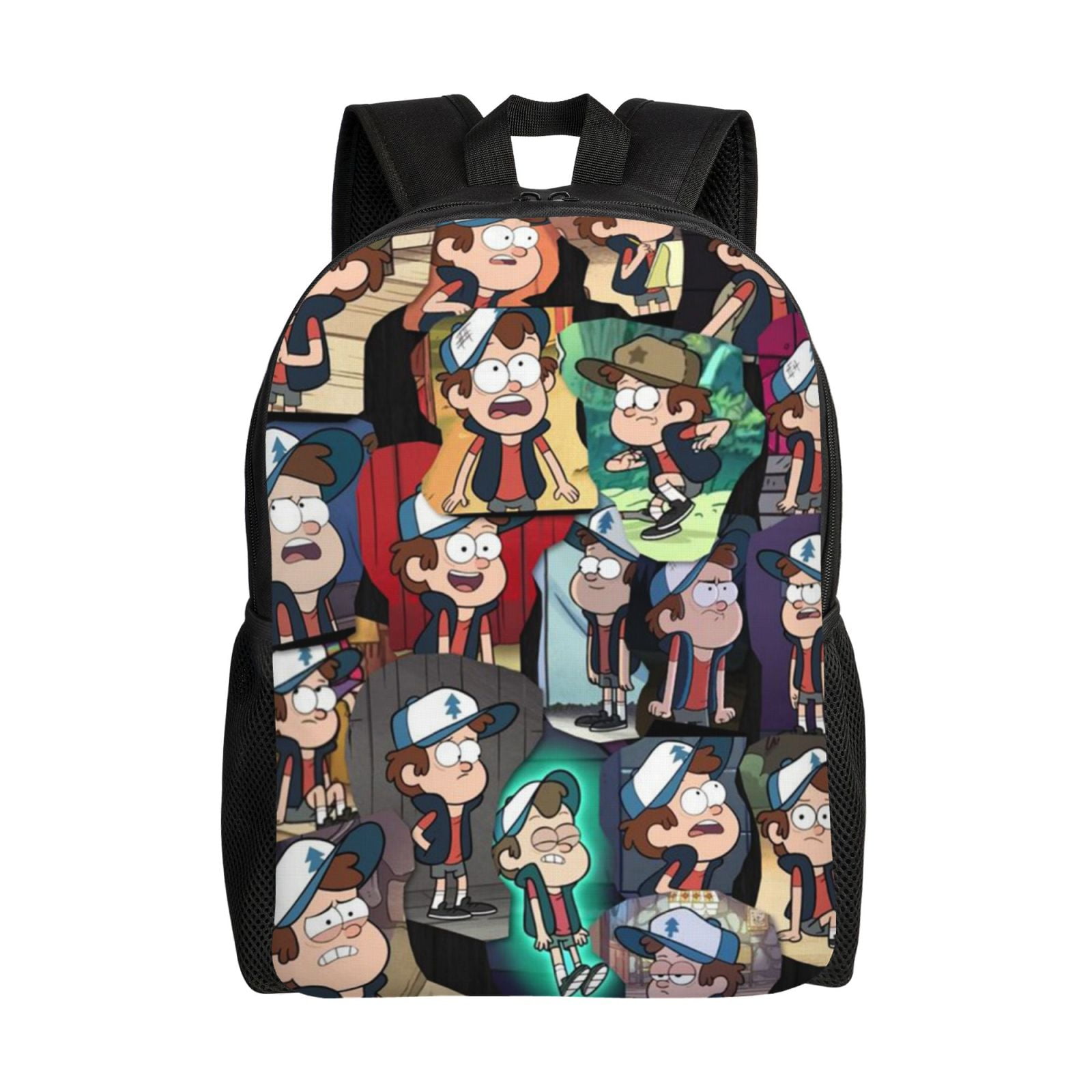 Gravity Falls Twins Dipper Unisex Backpack Laptop Daypack Adjustable ...