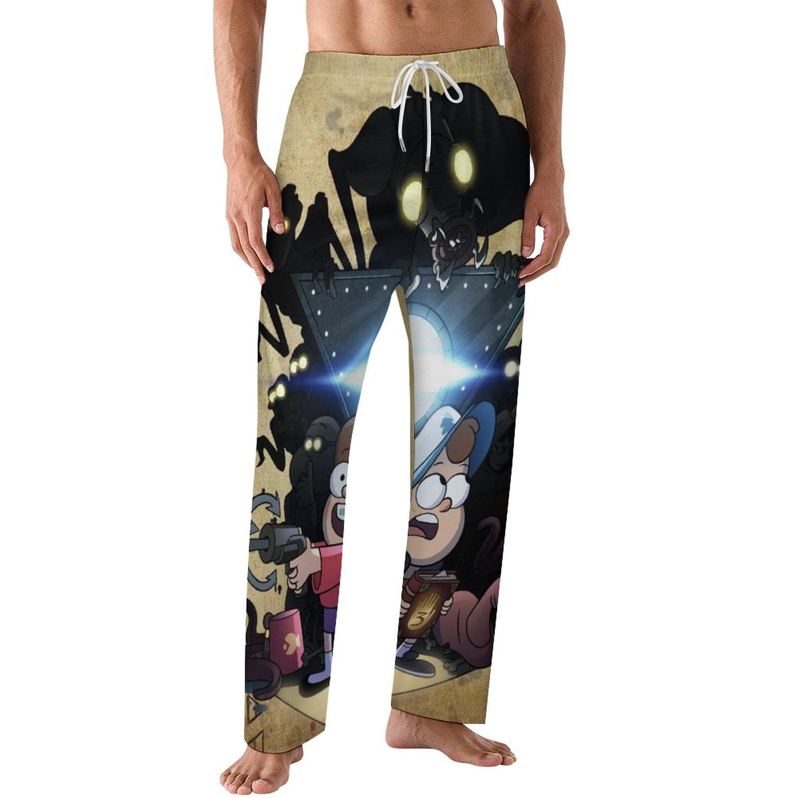 Gravity Falls Twins Mens Pajama Pants Cozy Soft Lounge Sleep Pajamas ...
