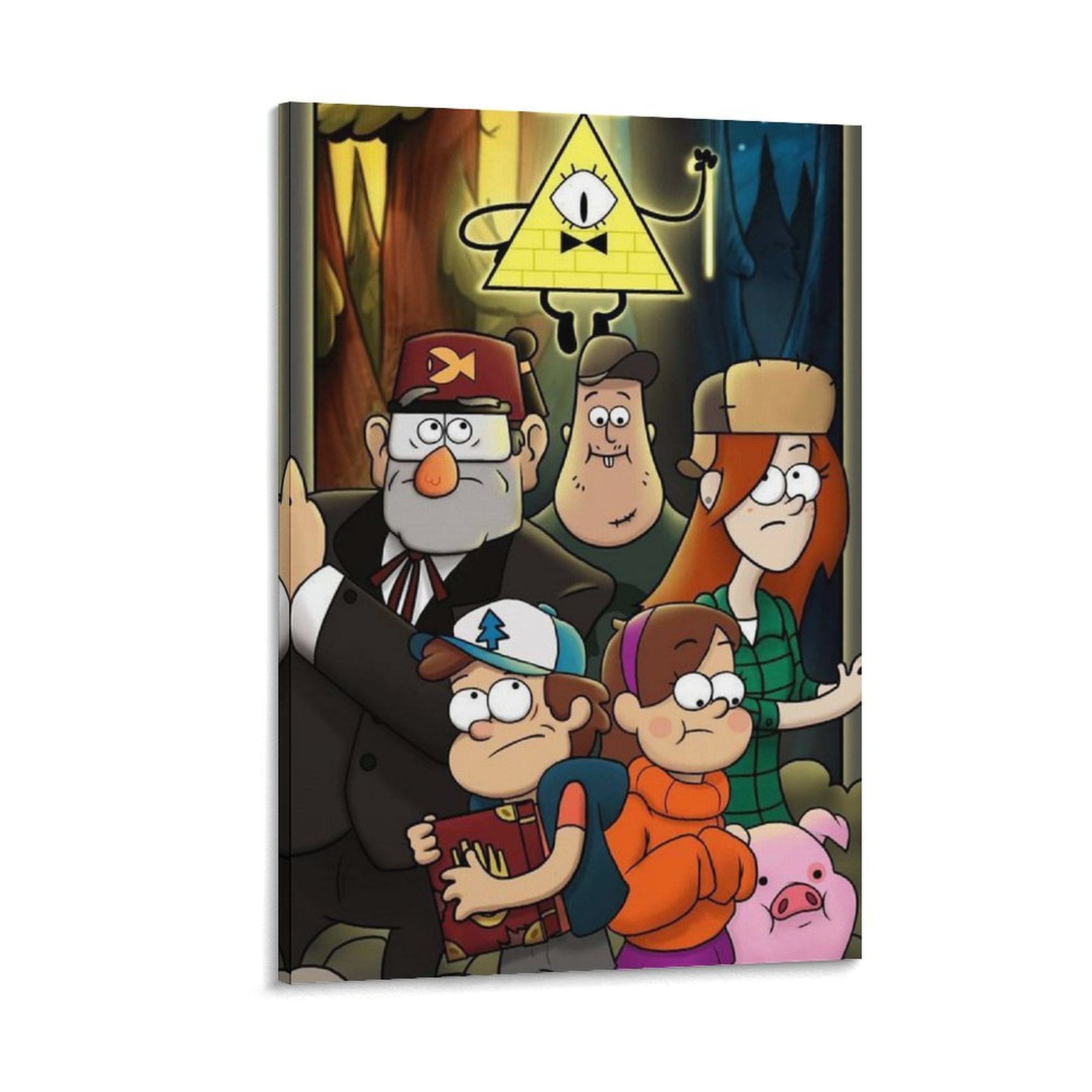 Gravity Falls Wall Hanging Painting Wall Art Canvas Paintings Posters ...