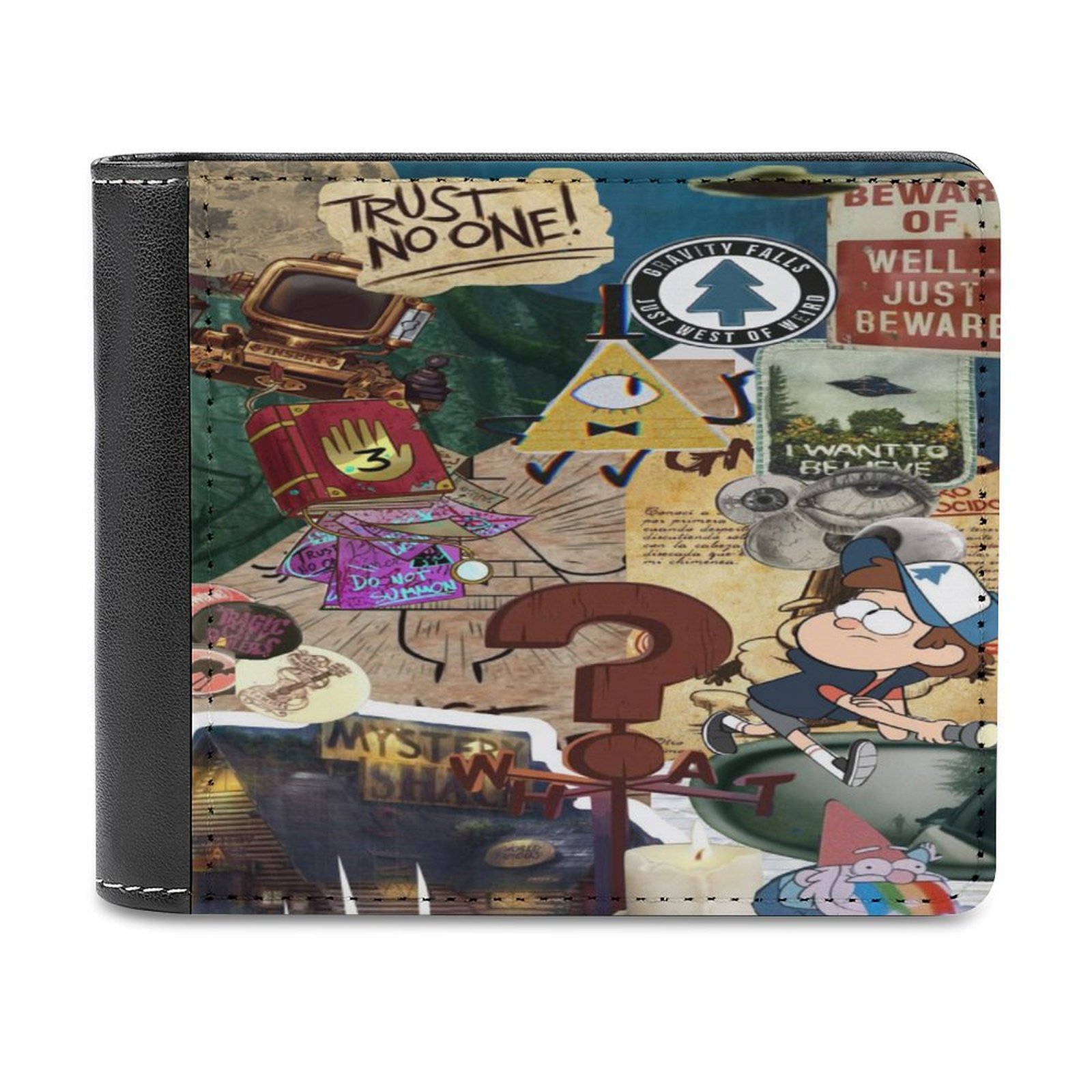 Gravity Fall Wallet, Anime Leather Wallet Mens Wallets Manga Slim ...