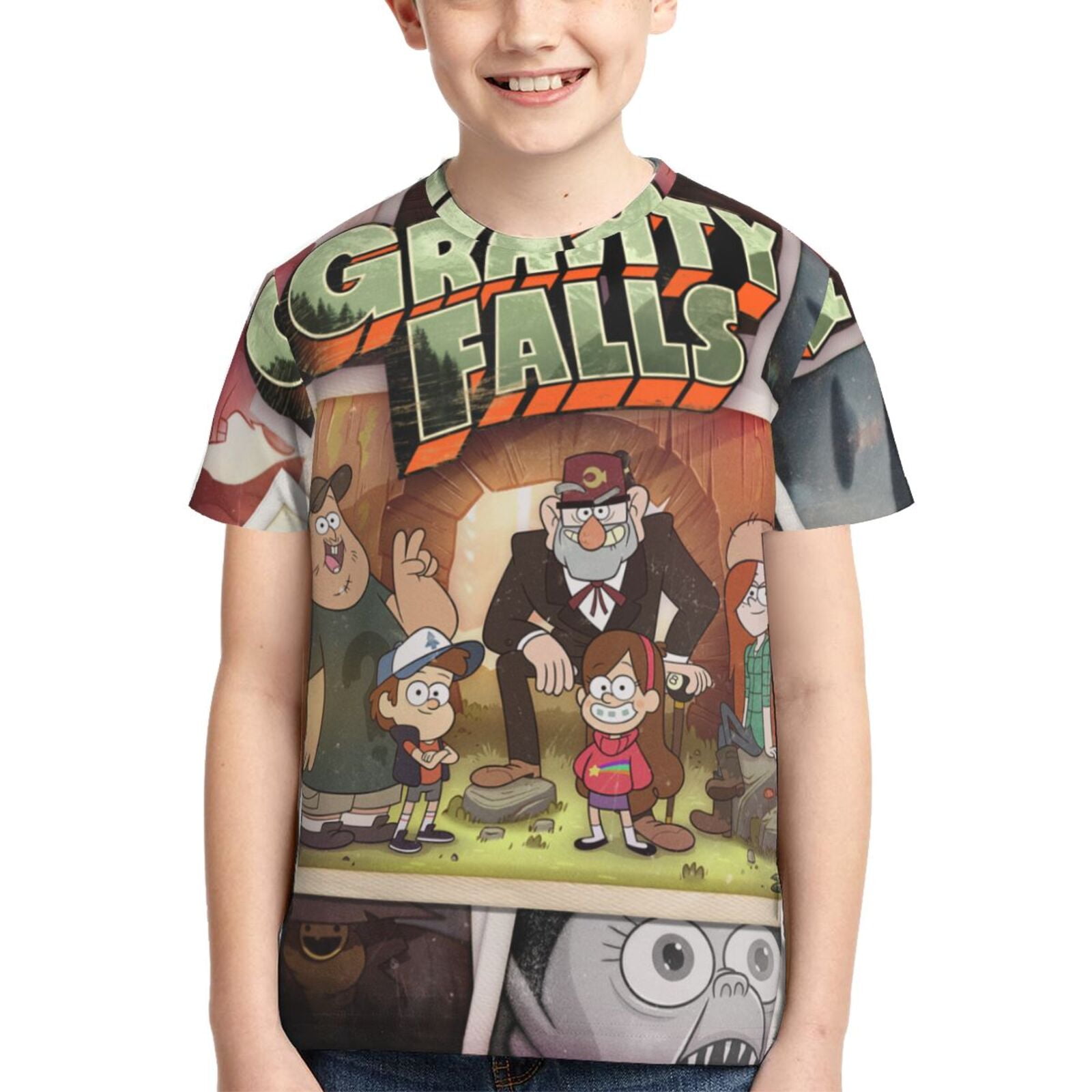 Gravity Falls Youth T-Shirts Graphic Shirts Blouse For Teen Boys Girls ...