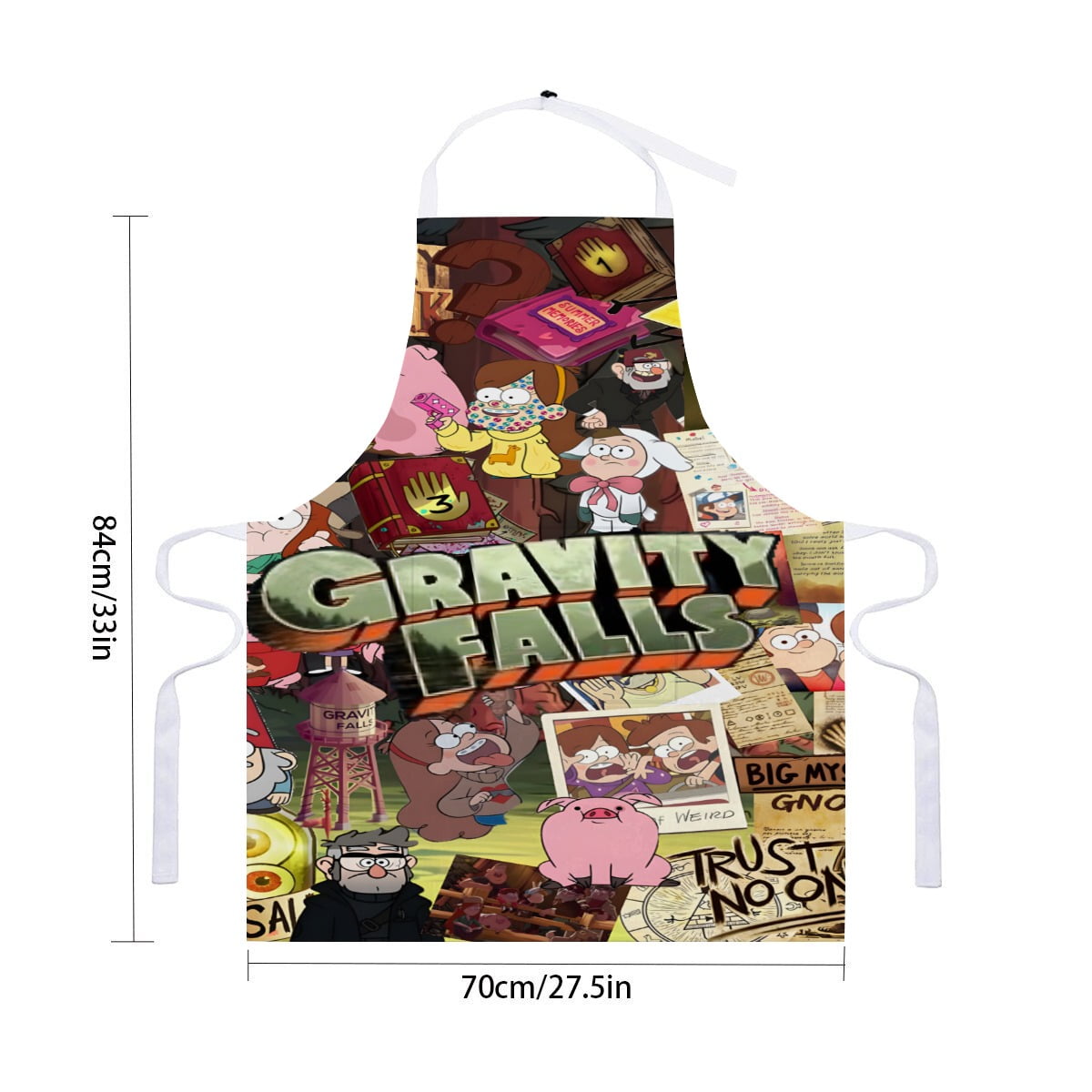 Gravity Falls apron featuring pockets and waterproof fabric, suitable ...