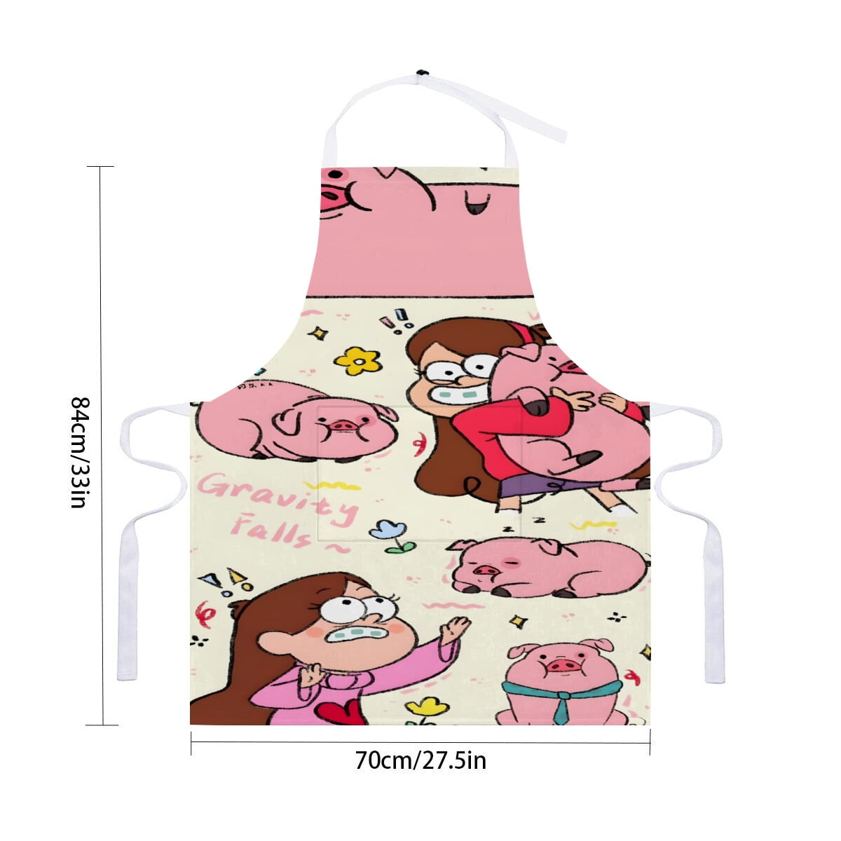 Gravity Falls apron with pockets, waterproof apron for adults ...
