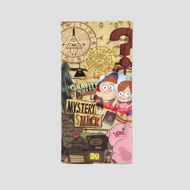 Gravity Falls has designed a distinctive single-sided towel, a custom ...