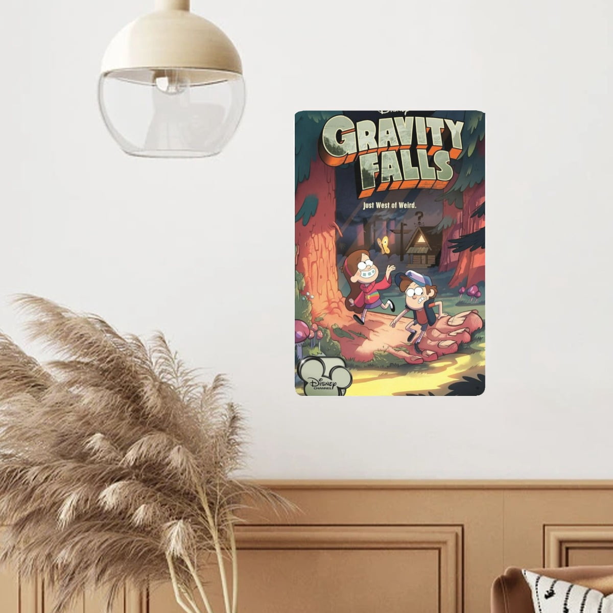 Gravity Falls watercolor suitable for fans of girls or boys, 1 metal ...