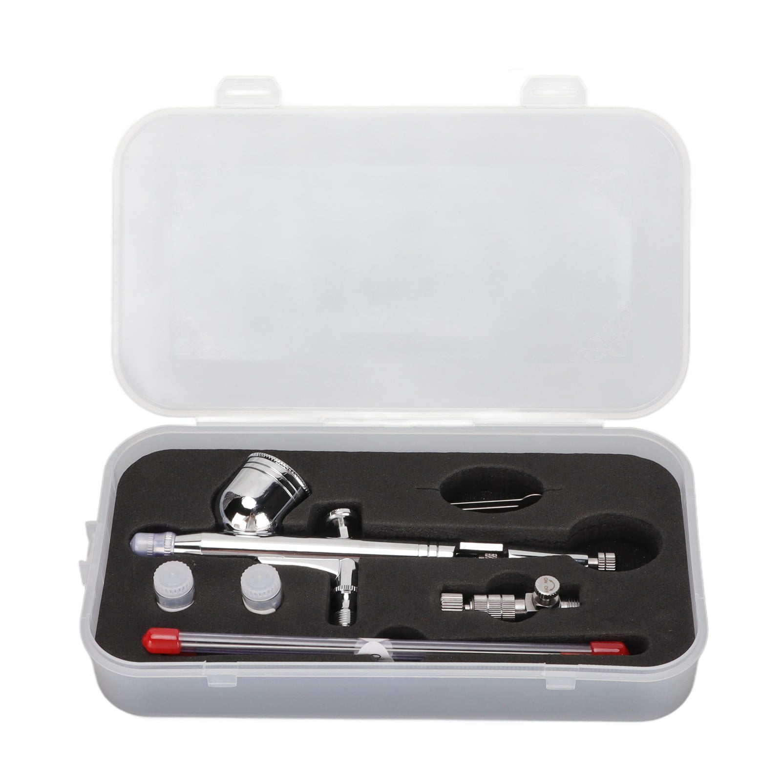 Gravity Feed Airbrush Set with 3 Nozzle Sets Dual Action Paint Sprayer ...