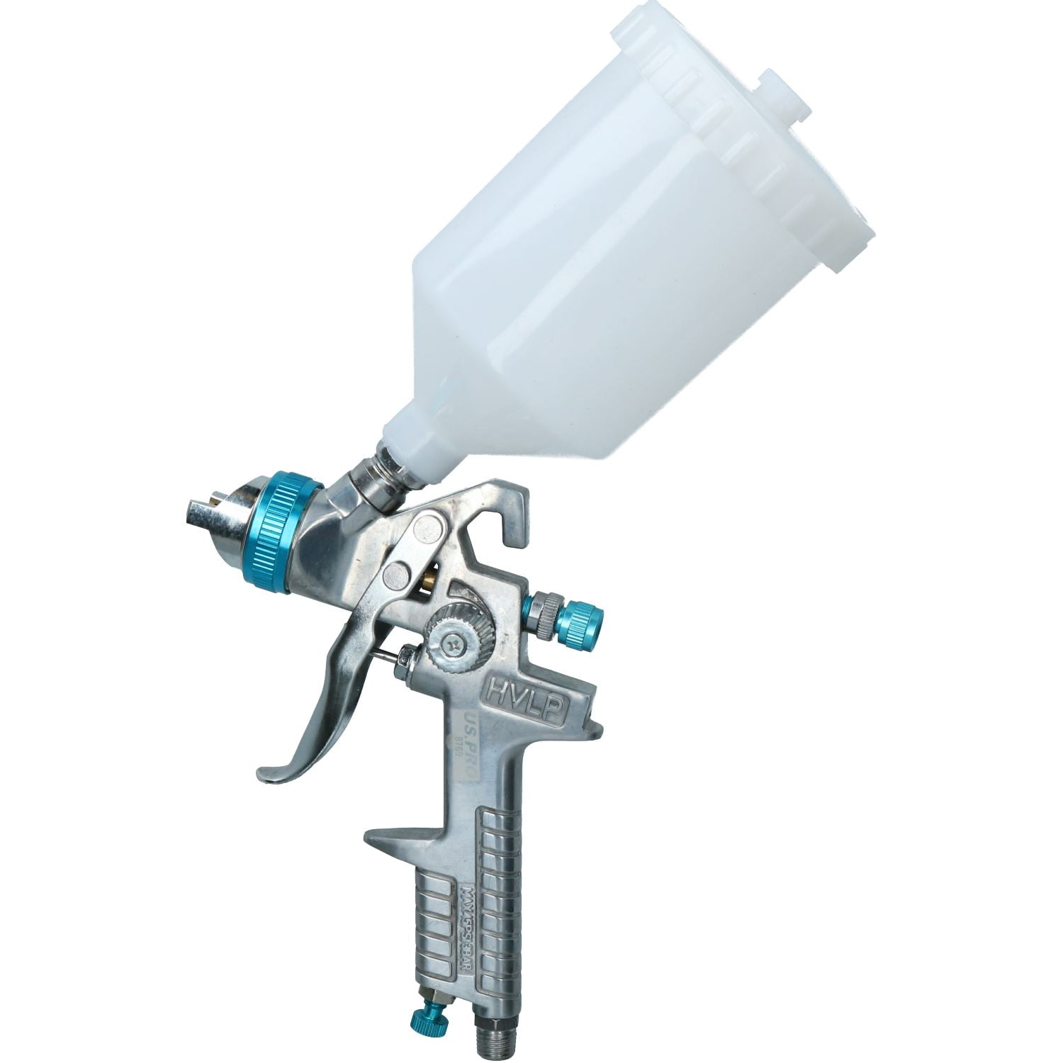 Gravity Feed HVLP Spray Painting Paint Gun 1.4mm Nozzle With 600mm Cup ...