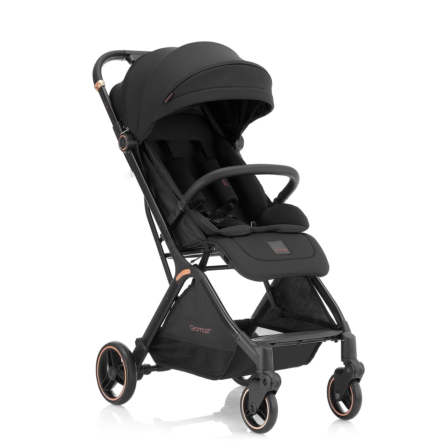 Gravity Folding Baby Stroller - Portable Toddler Stroller w/ Adjustable ...