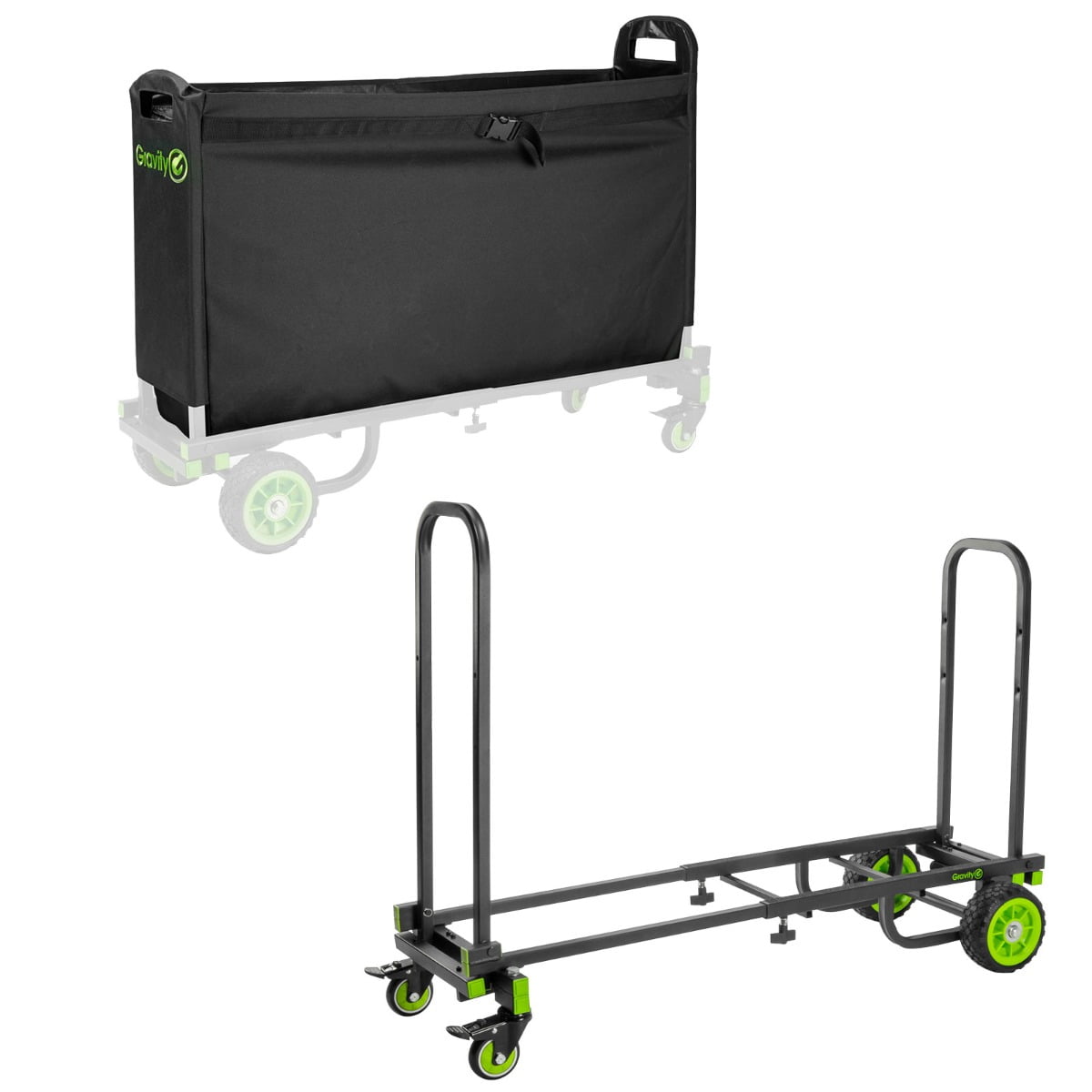 Gravity GCARTM01B Multifunctional Trolley (Medium) with Wagon Bag ...