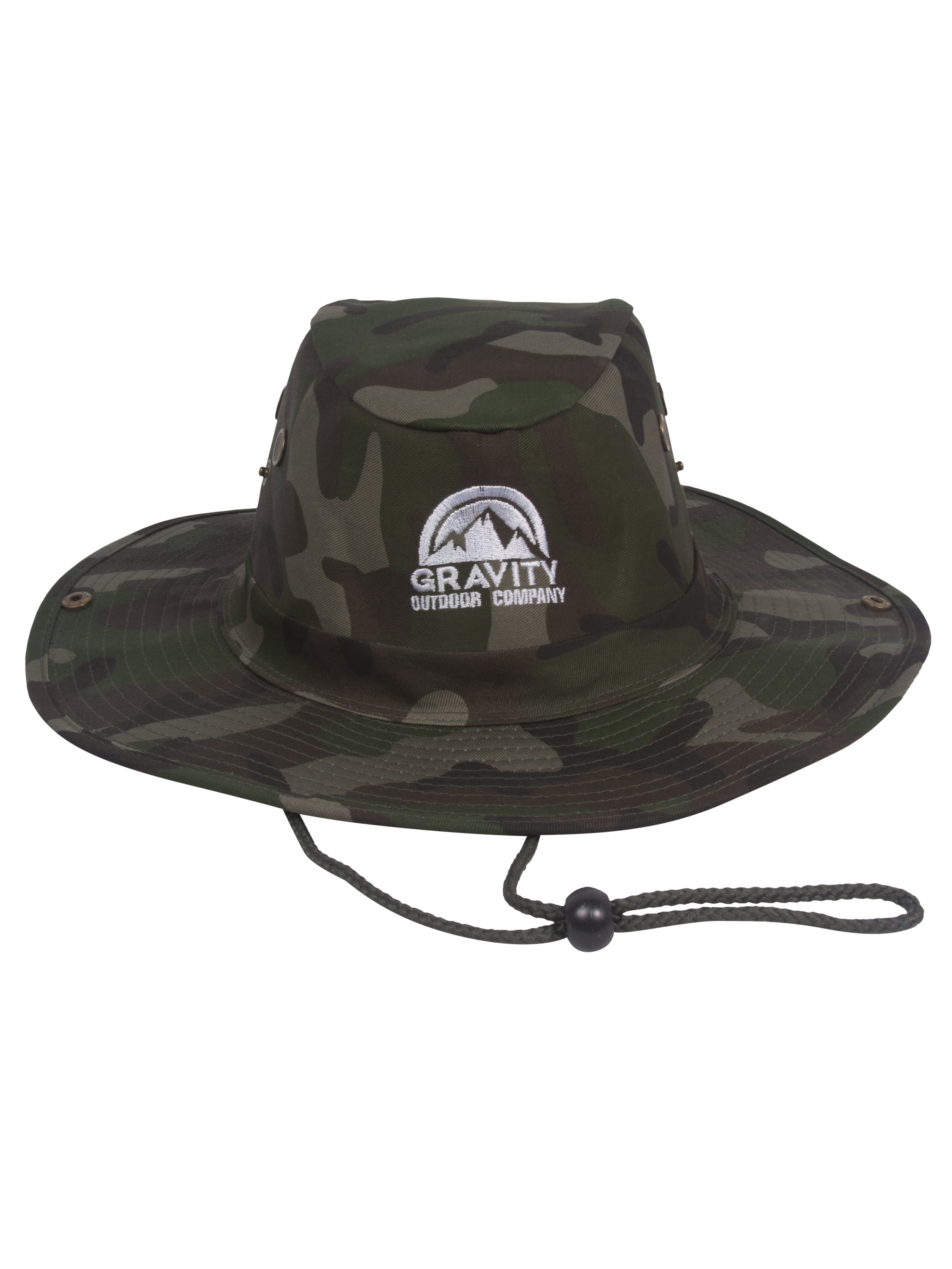Gravity Outdoor Co. Safari Explorer Sun Hat w/ Flap - Camo - Small ...