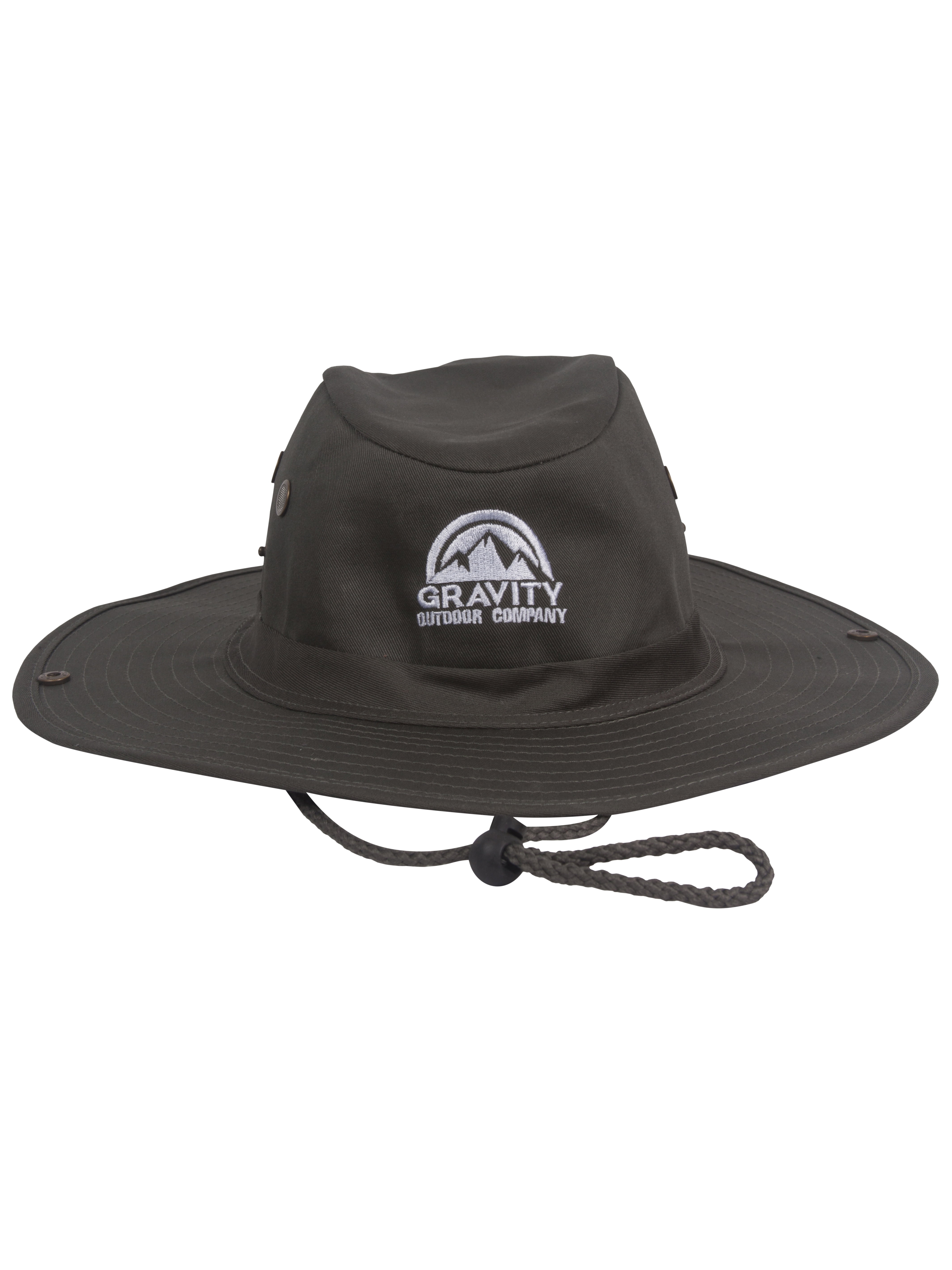Gravity Outdoor Co. Safari Explorer Sun Hat w/ Flap - Dk Olive - Small ...