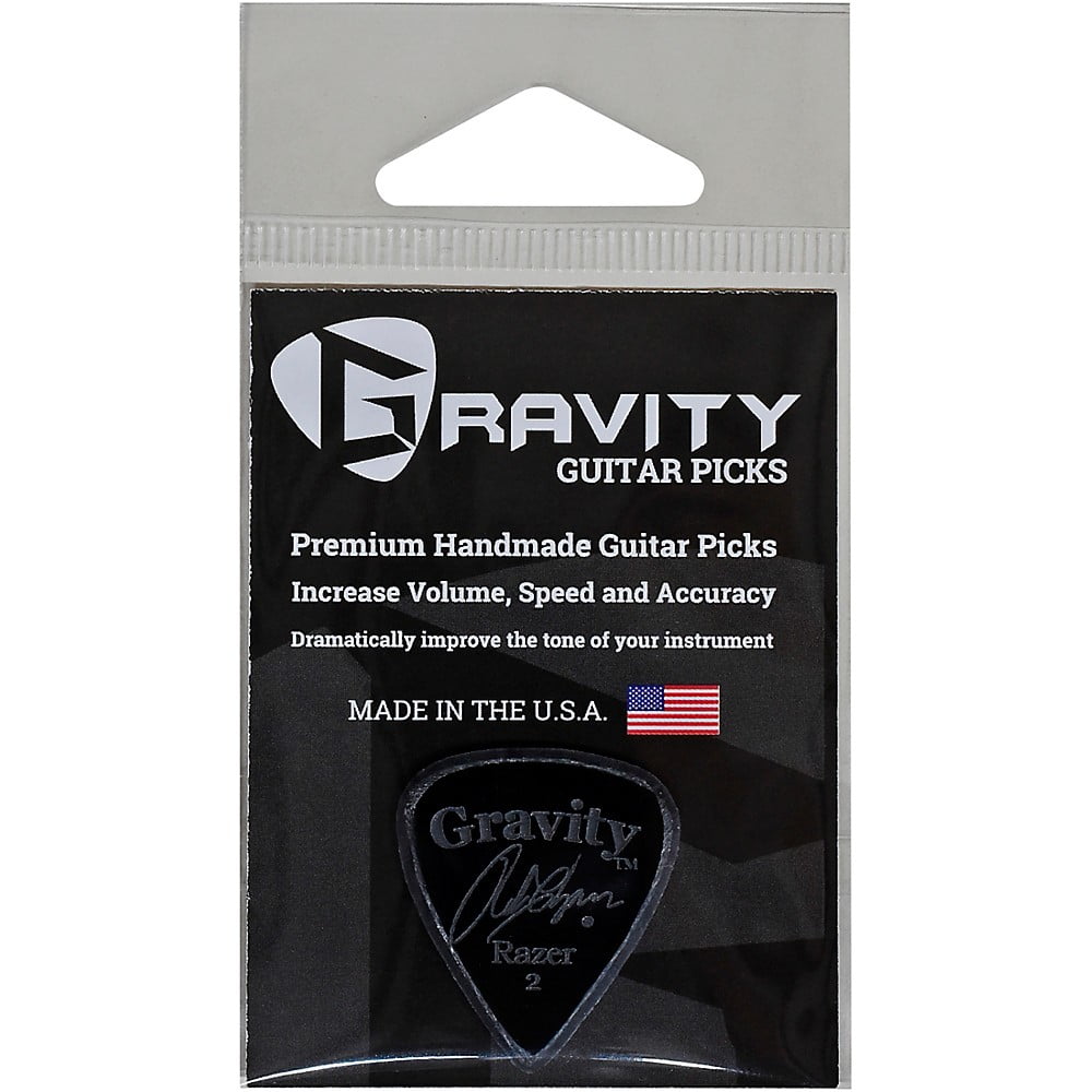 Gravity Picks Rob Chapman Smoke Razer Guitar Pick | 2.0mm - Walmart.com