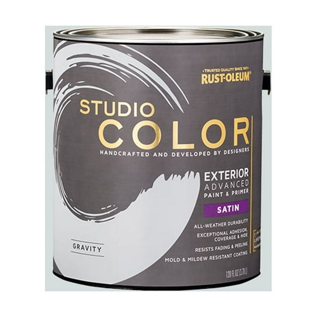Gravity, Rust-Oleum Studio Color Paint + Primer Exterior Satin, Gallon ...