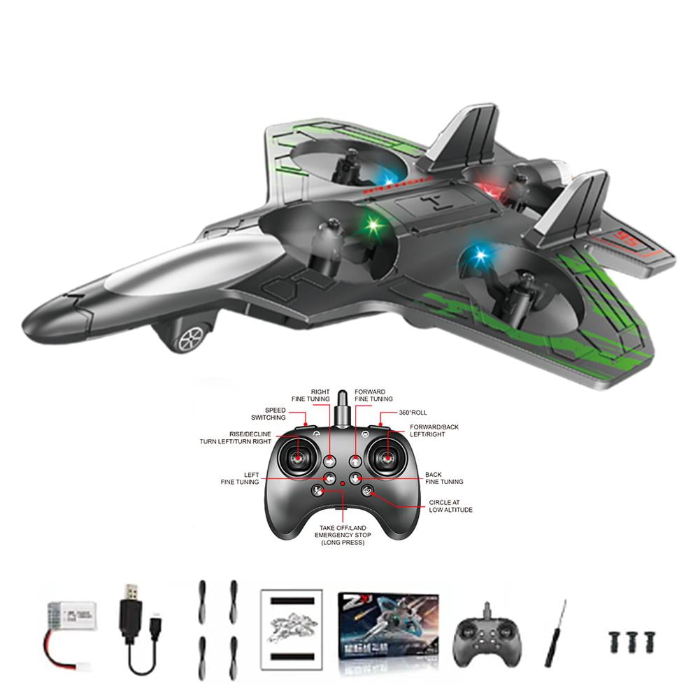 Gravity Sensor Quadcopter Drone for Kids - Fighter Jet Inspired, Crash ...