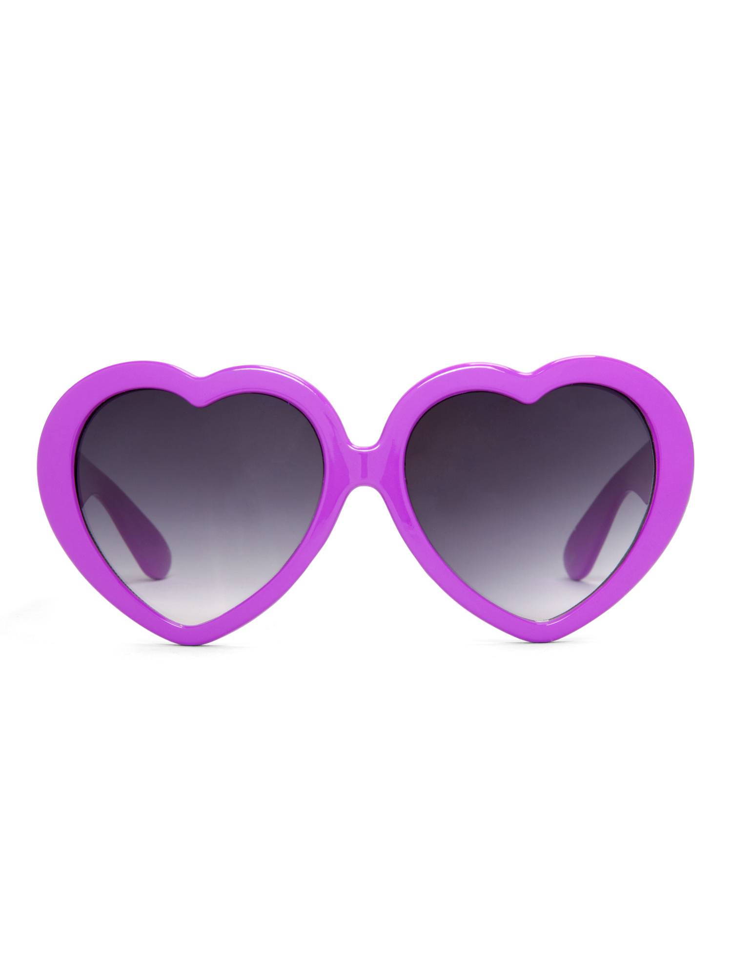 Gravity Shades Heart Shaped Sunglasses - Plum - Walmart.com