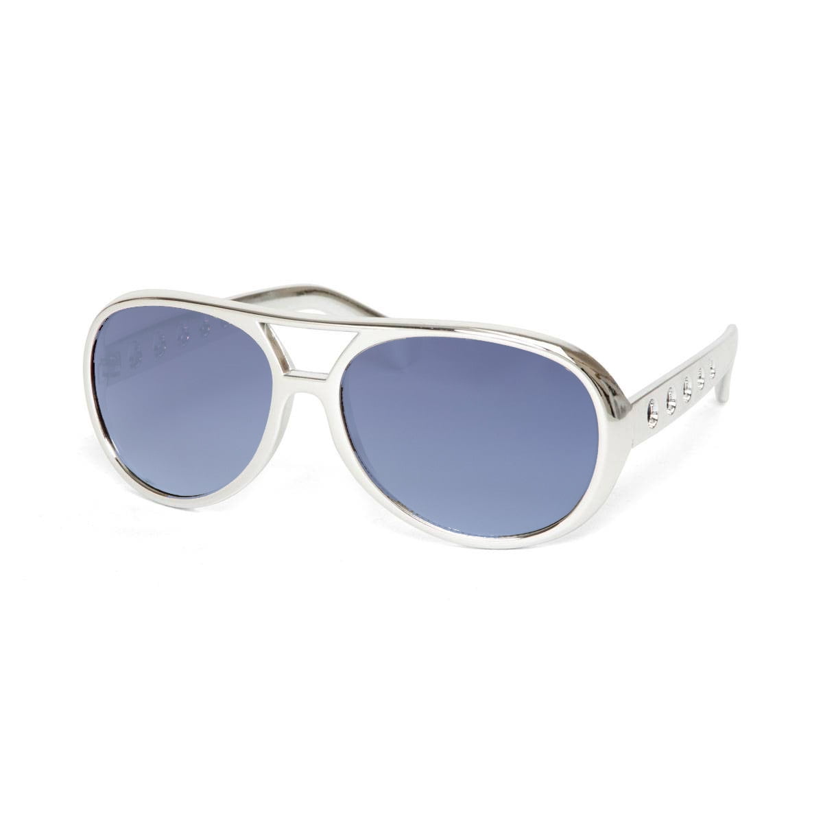 Gravity Shades Rock N Roll King Style Sunglasses Burning Love, Silver ...